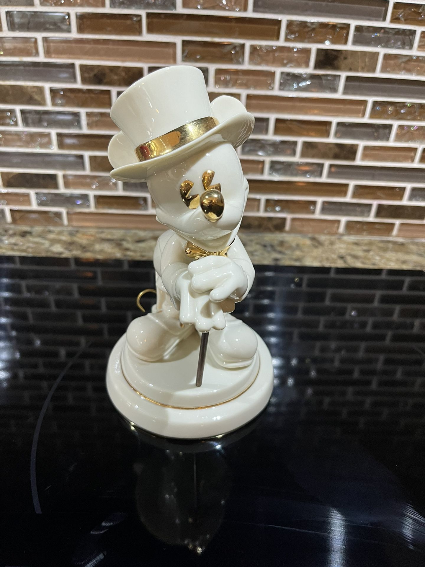 Mickey Mouse Steps Out Figurine With Gold Trim for Sale in Lake Worth ...