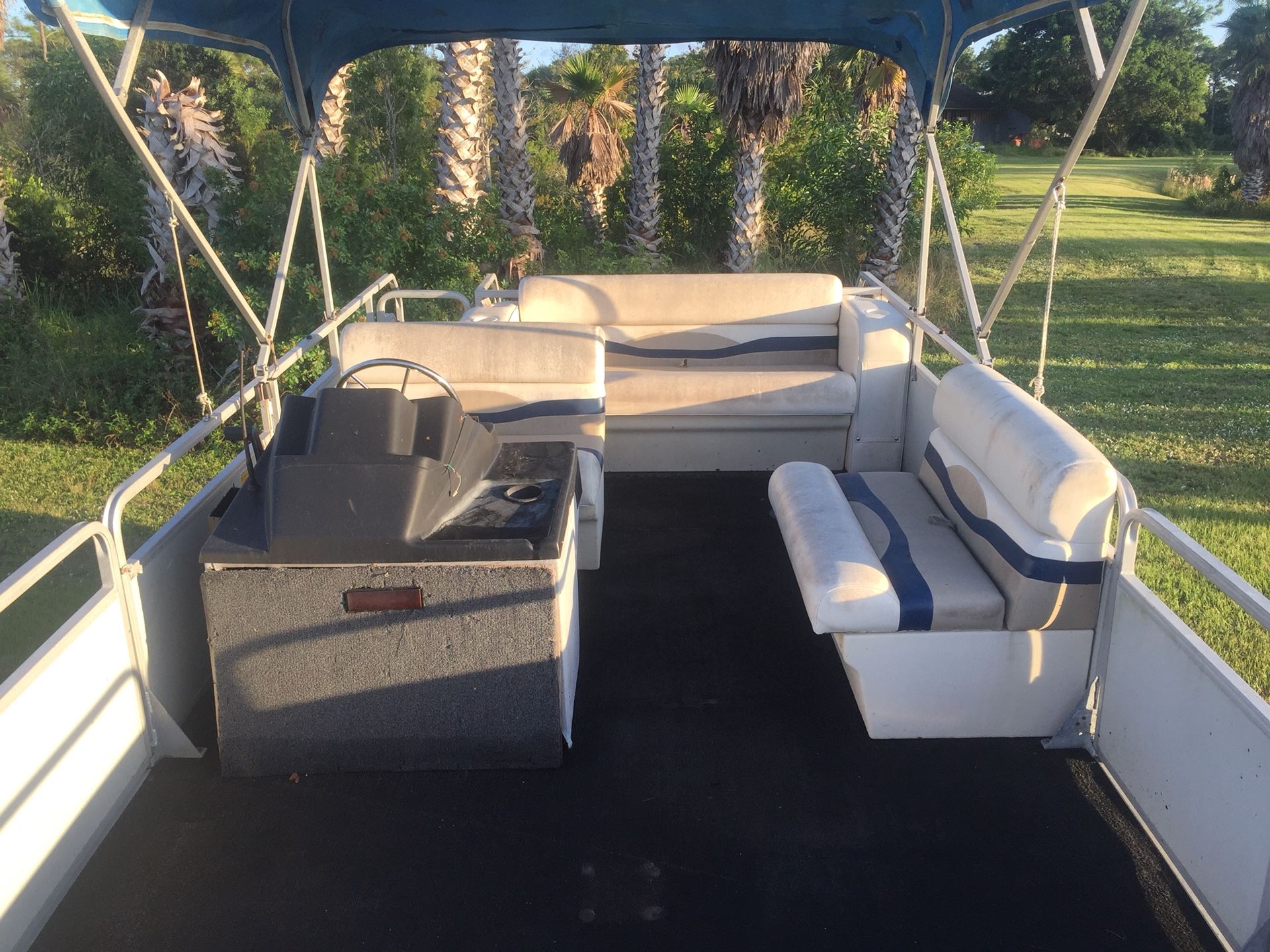 Pontoon Boat 20ft 50hp for Sale in Jupiter, FL - OfferUp