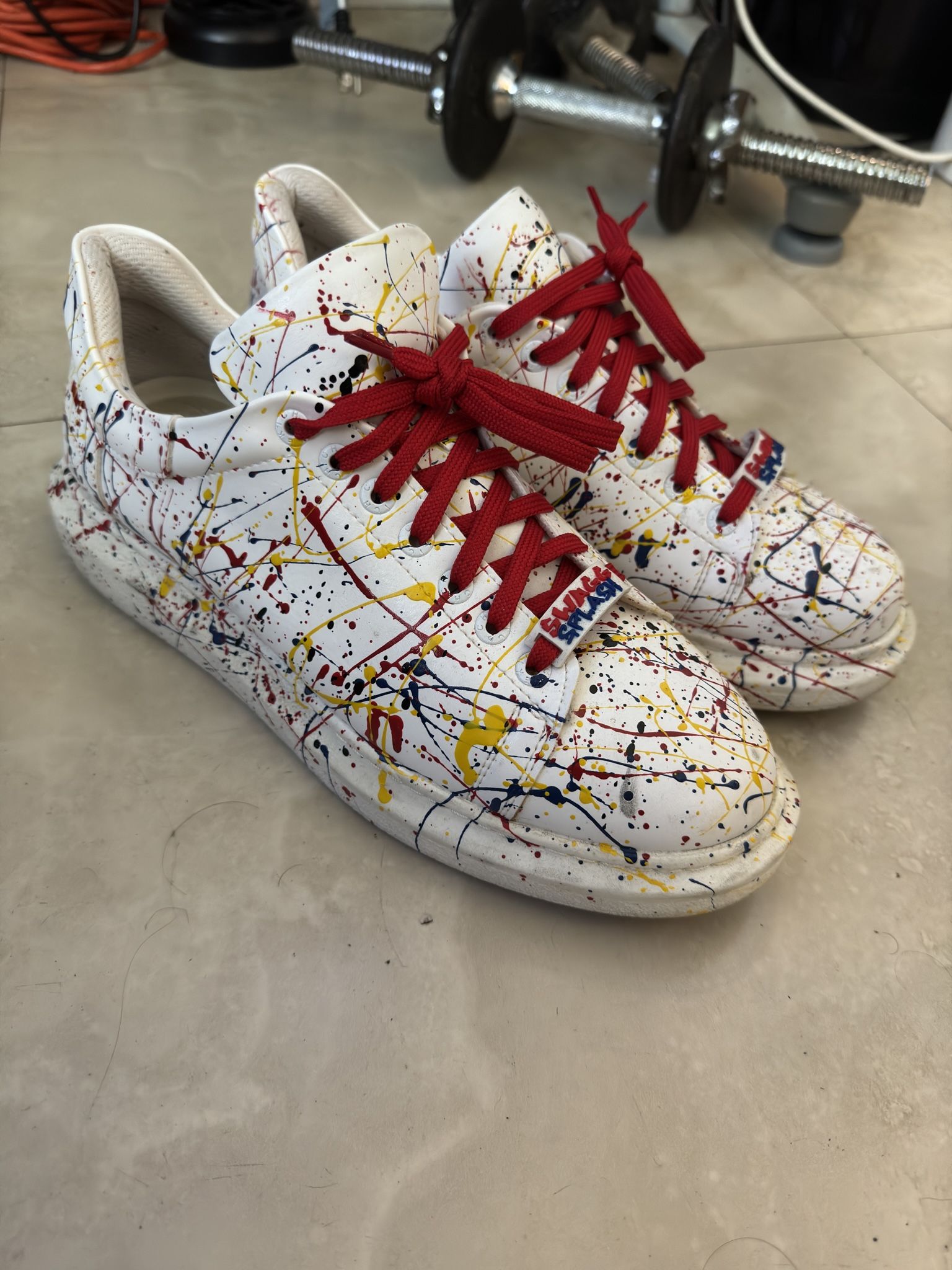Size 11, DESIGNER SHOES Alexander McQueens (Swagg Splash) for Sale in ...