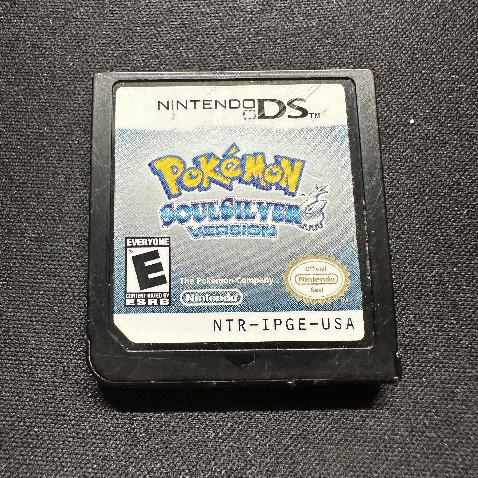 Pokemon Soul Silver Cartridge