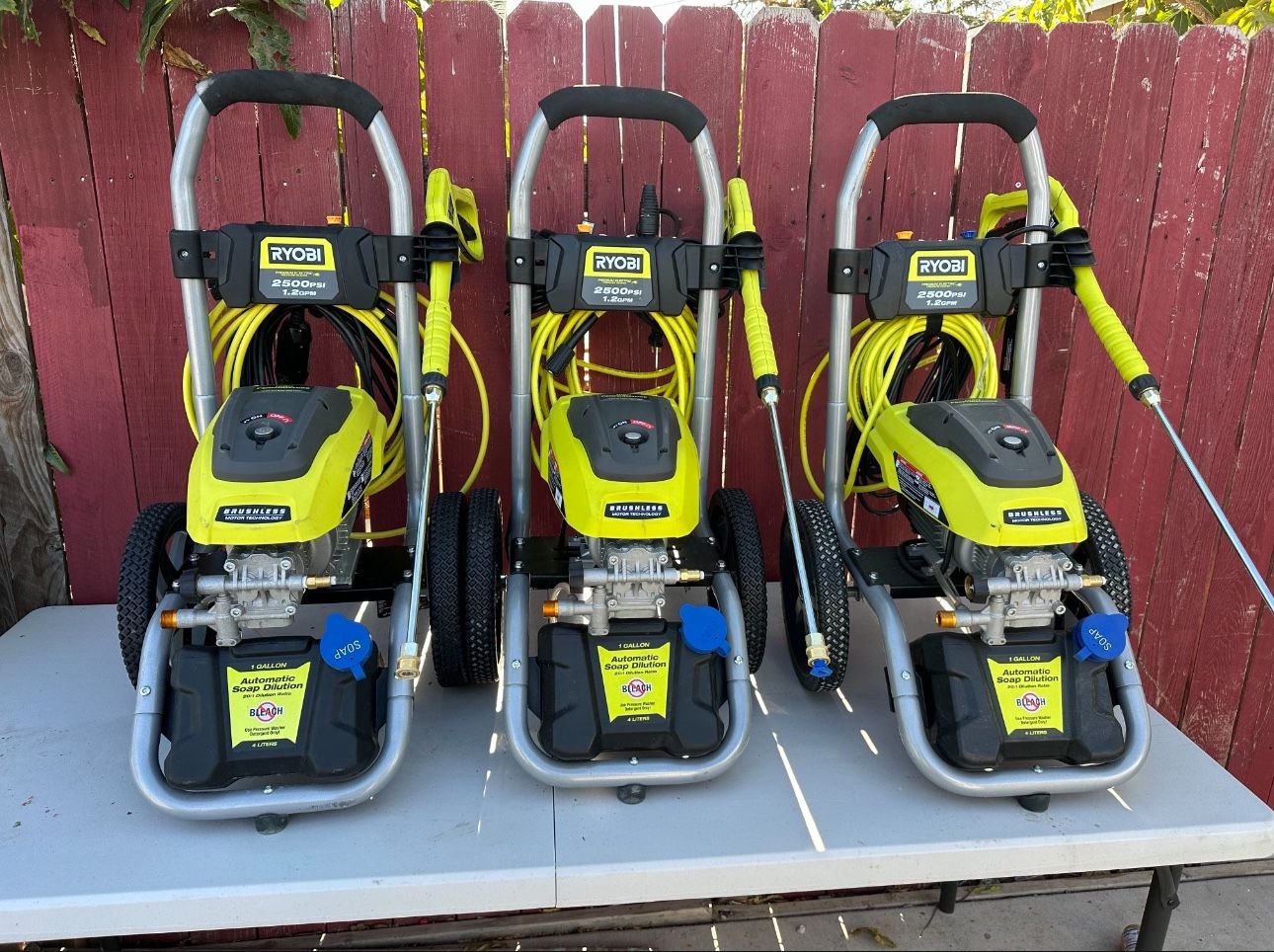 RYOBI 2500 PSI 1.2 GPM High Performance Cold Water Electric Pressure ...