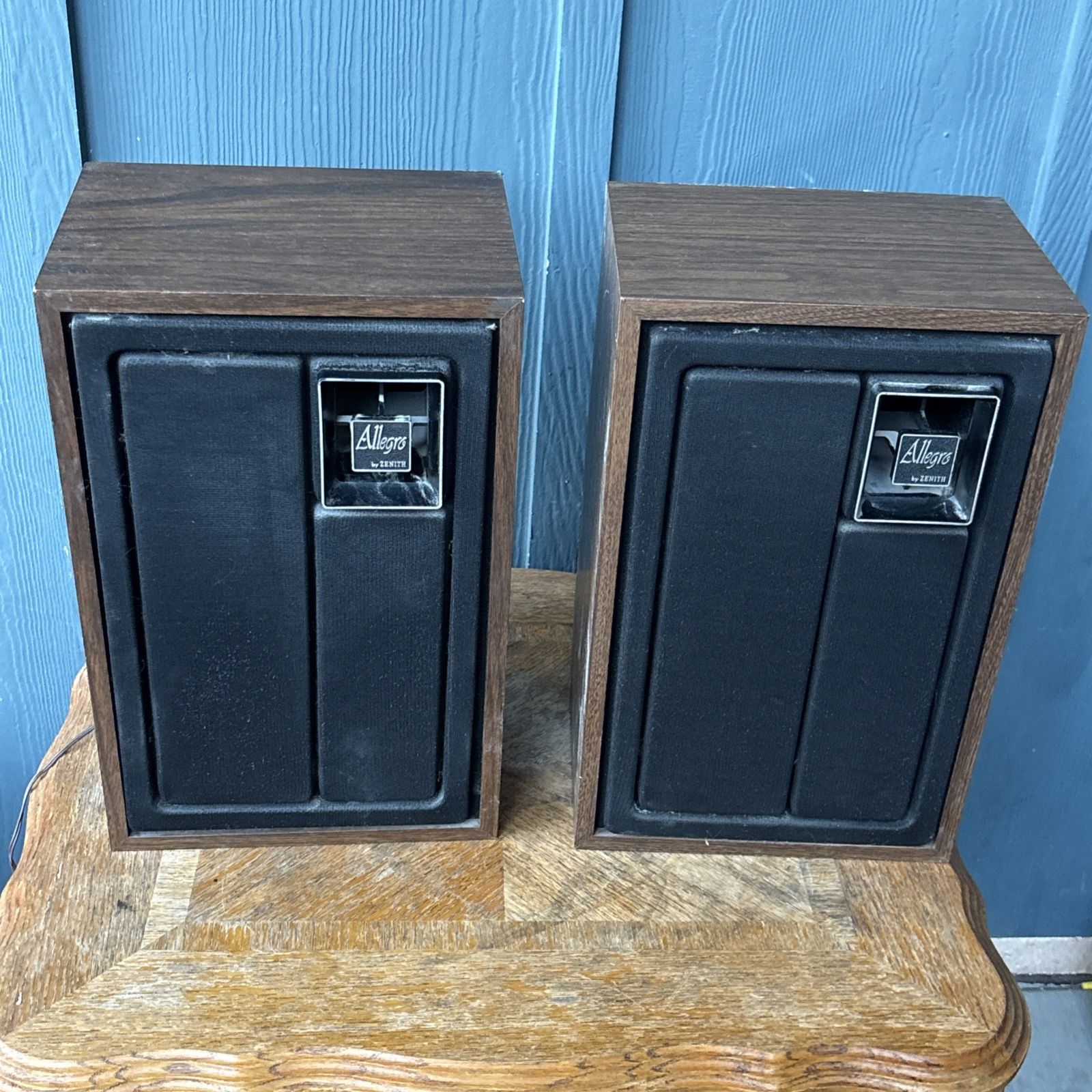 Vintage Zenith Allegro 1000 Speakers System - Pair 8 Ohms - Tested ...