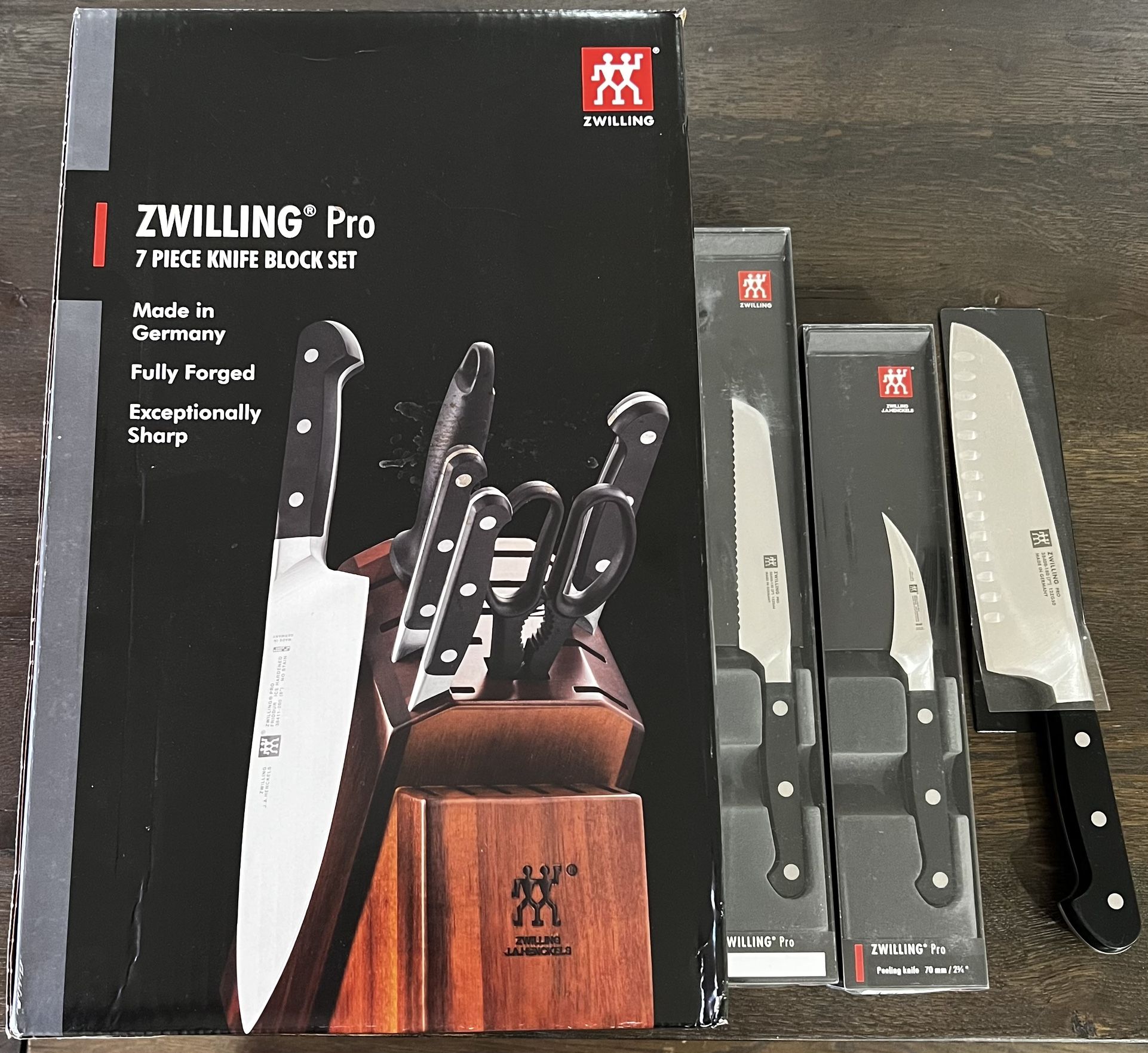 Zwilling Pro 10-Piece Knife Block Set Brand New for Sale in Los Altos ...