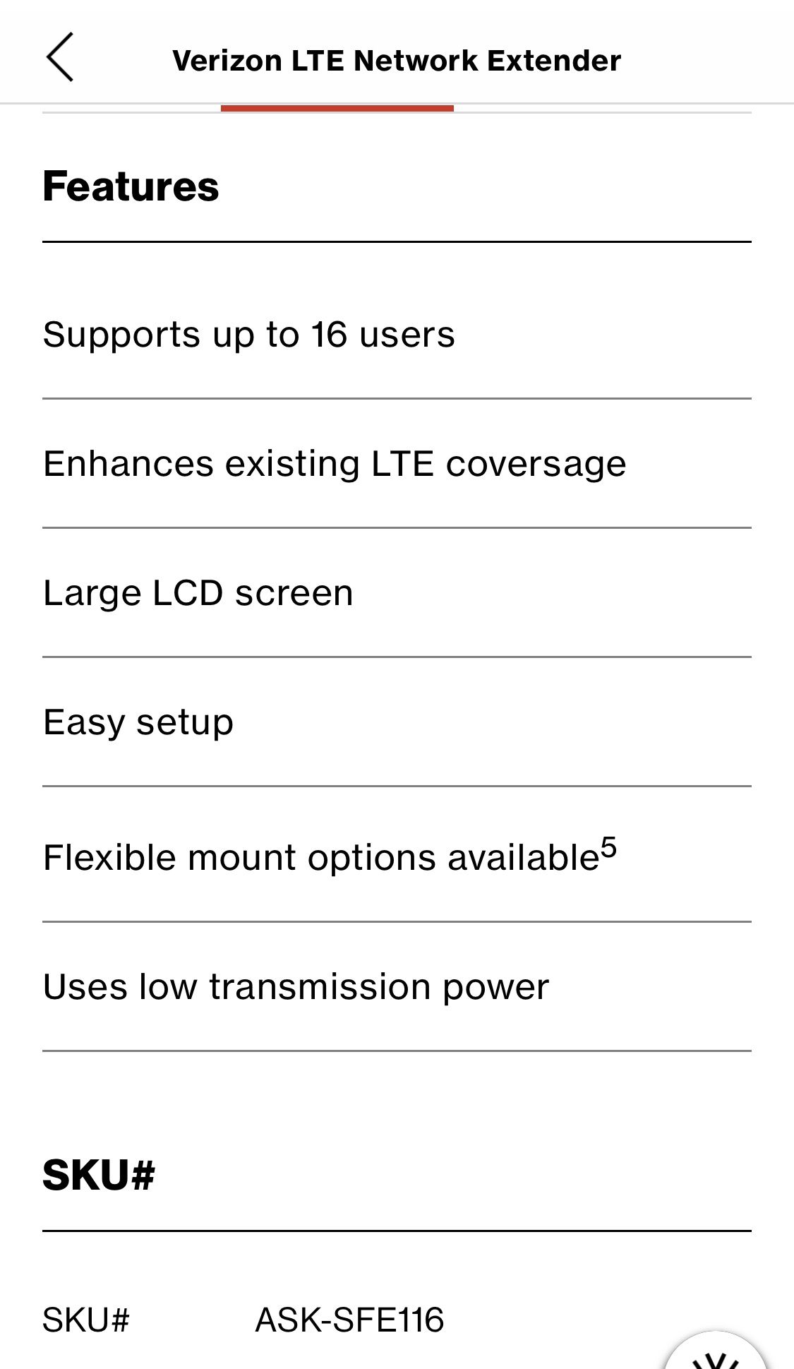 Verizon Wireless LTE Network Extender Cell Phone Signal Booster with ...