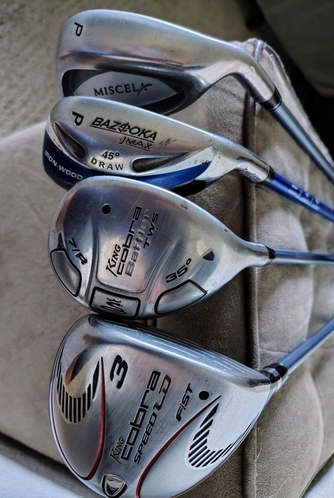 Ladies Golf Wood, Hybrid & Pitching Wedge Golf Clubs: TaylorMade Cobra ...
