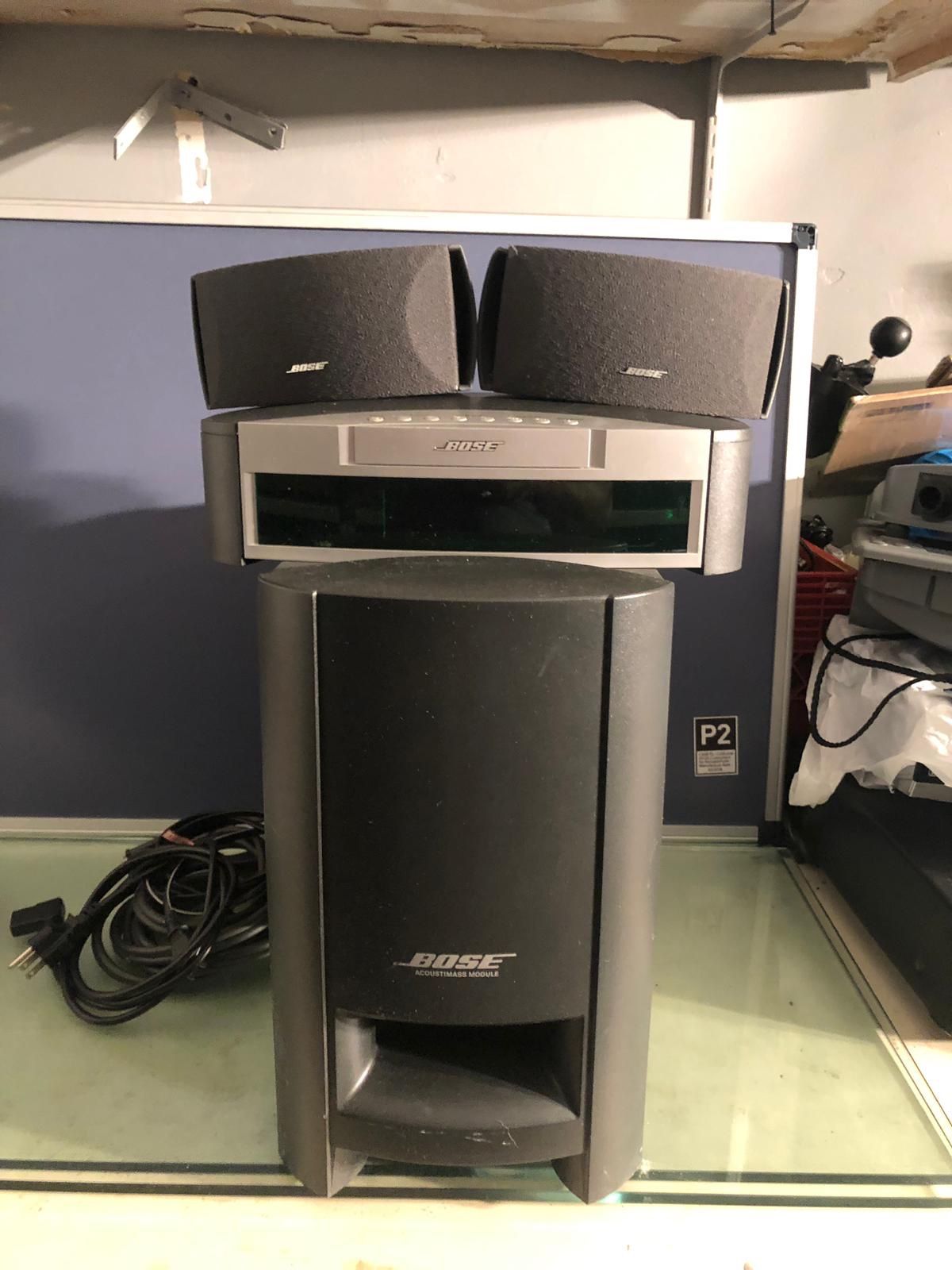 BOSE MODEL AV3-2-1 II MEDIA CENTER DVD + 2 BOSE SPEAKERS + BOSE ...