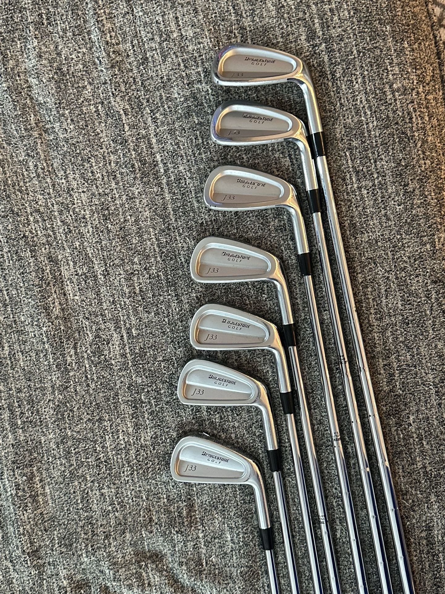 BRIDGESTONE J33 FORGED IRON SET 3-PW , DYNAMIC GOLD S300 STEEL , RIGHT ...