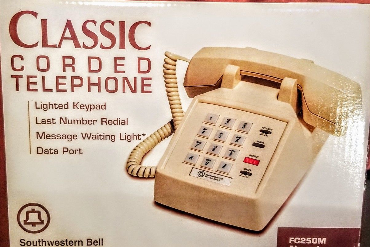 Southwestern Bell Freedom Phone FC250M -Touch Tone Phone- Vintage NOS ...
