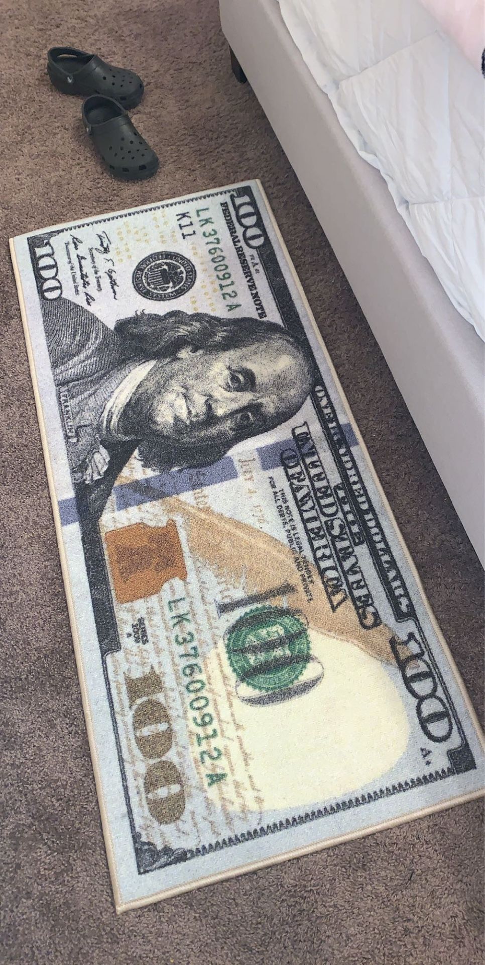 Hundred dollar bill rug for Sale in Houston, TX - OfferUp