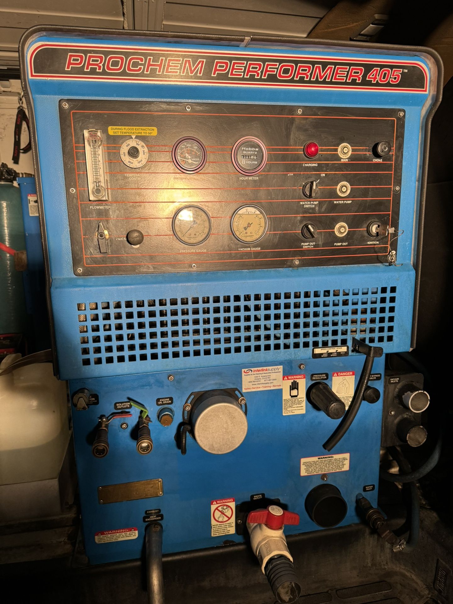 405 Prochem Low Hours Steem/dual Vac / Water Tank for Sale in Beverly ...