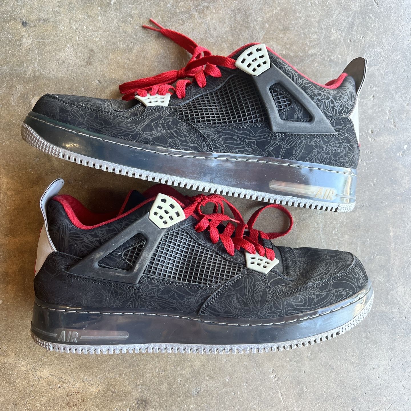 Jordan 4 Fusion Laser