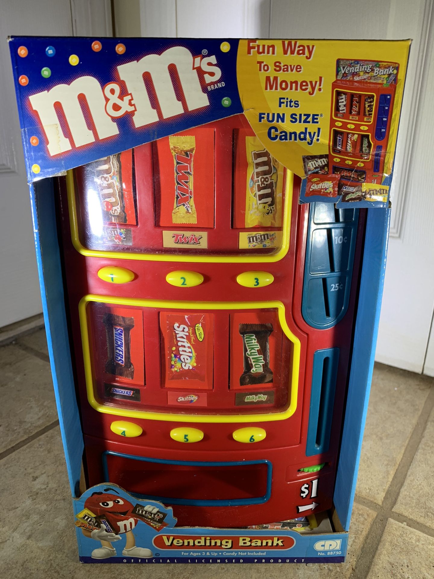 Mars Candy Vending Bank Machine M&Ms Twix Skittles Snickers Milky Way ...