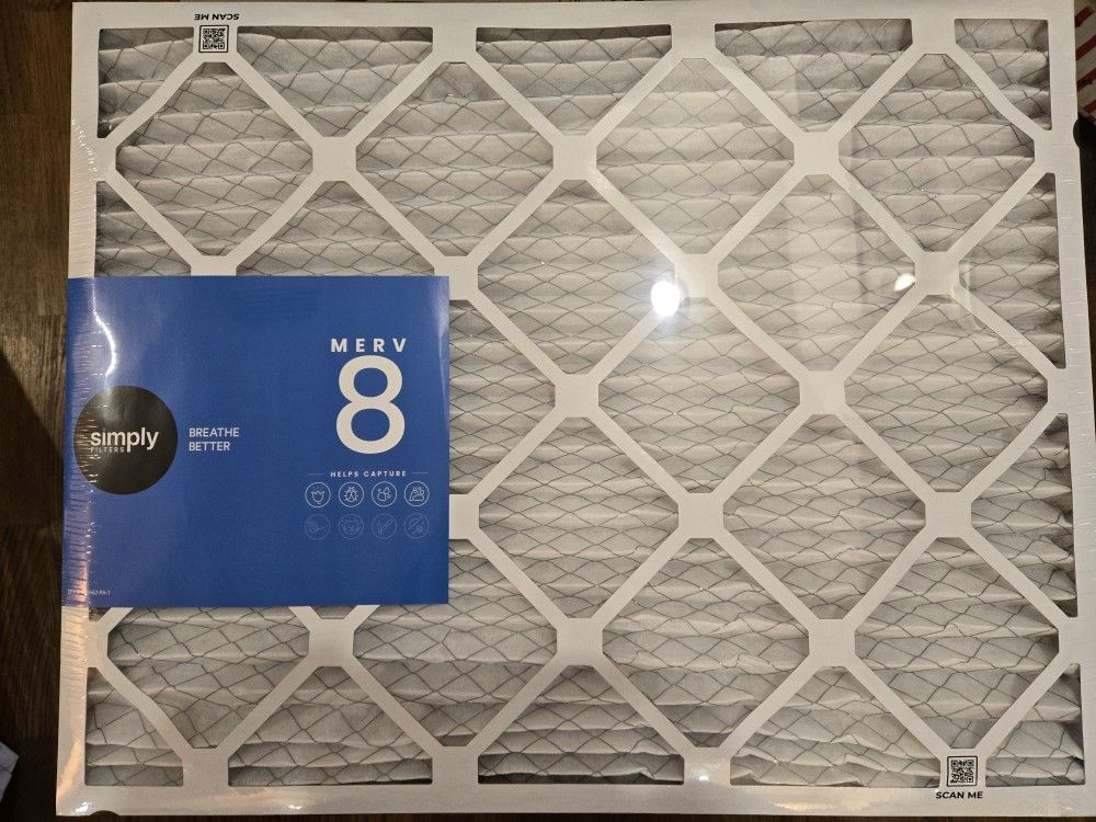 Simply Filters 20x25x1 MERV 8 - 6 Pack for Sale in Arlington, TX - OfferUp