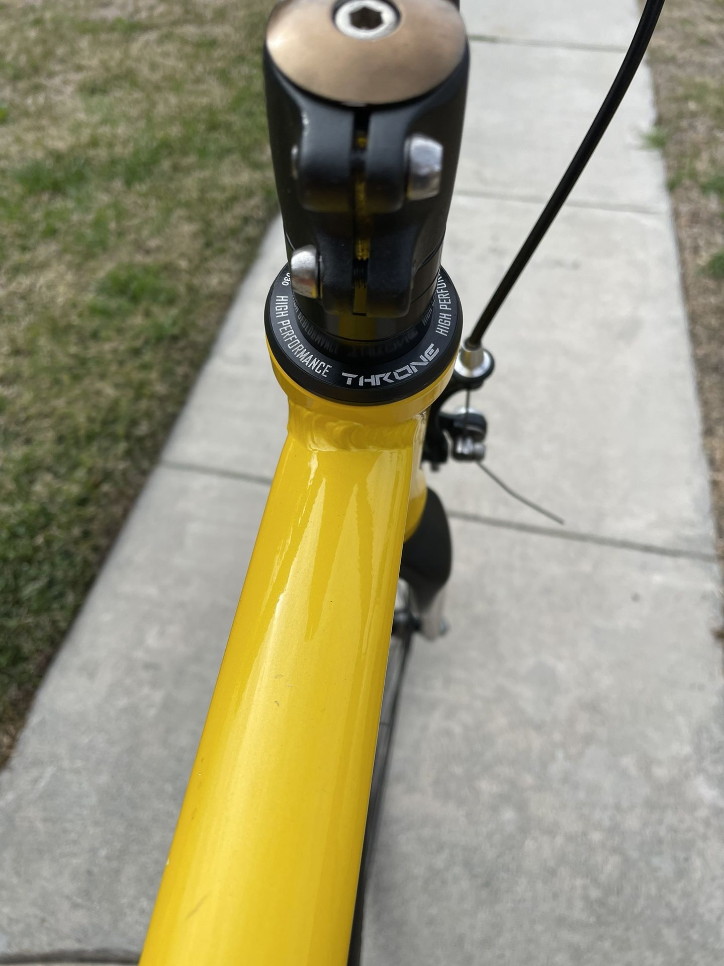 Throne Cycles Phantom 25" Single Speed Aluminum Fixed Gear Bike for ...