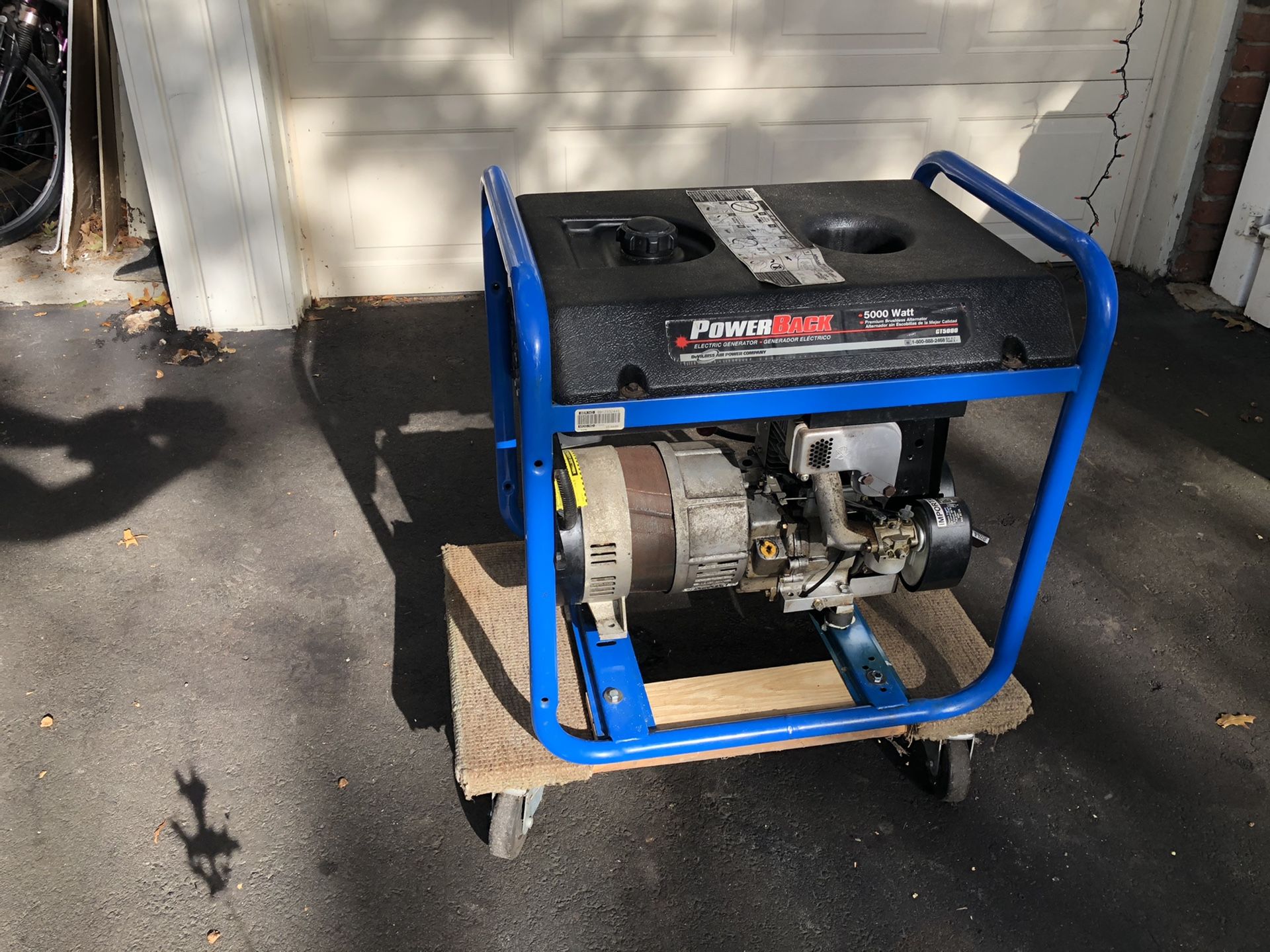 Power back 5000 watt generator for Sale in Lake Grove, NY - OfferUp