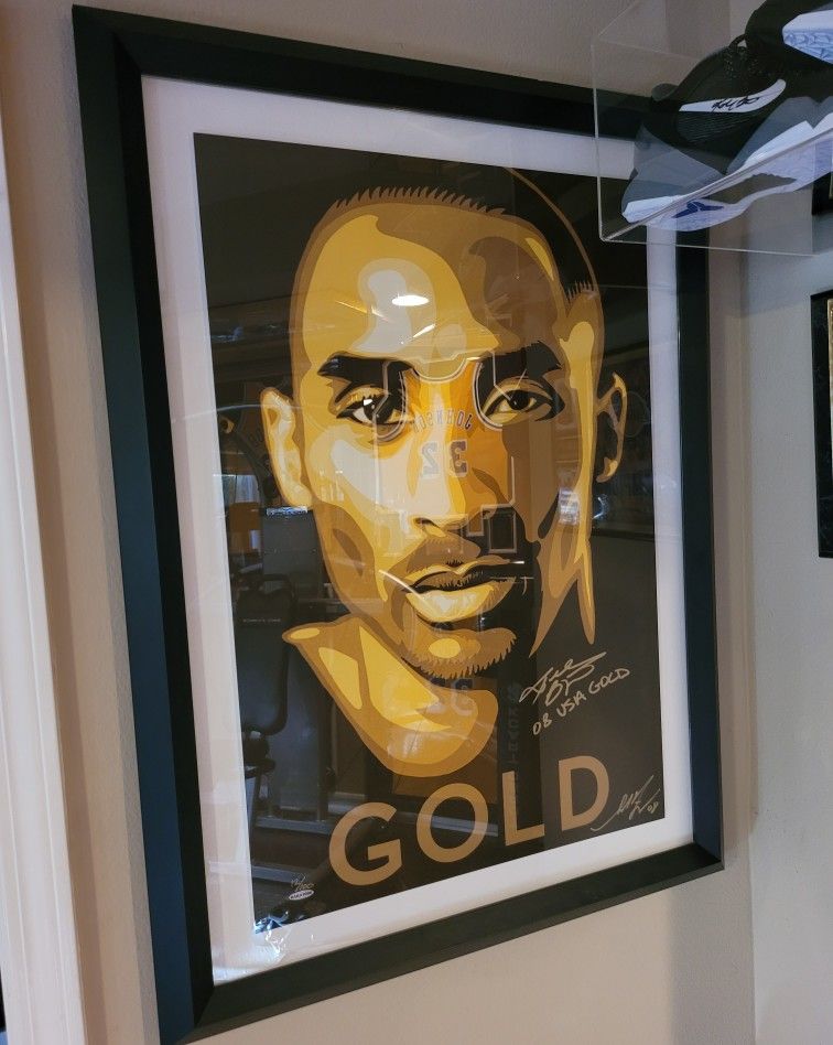 Limited Edition Shepard Fairey Kobe Bryant Upper Deck 12/100 GOLD ...