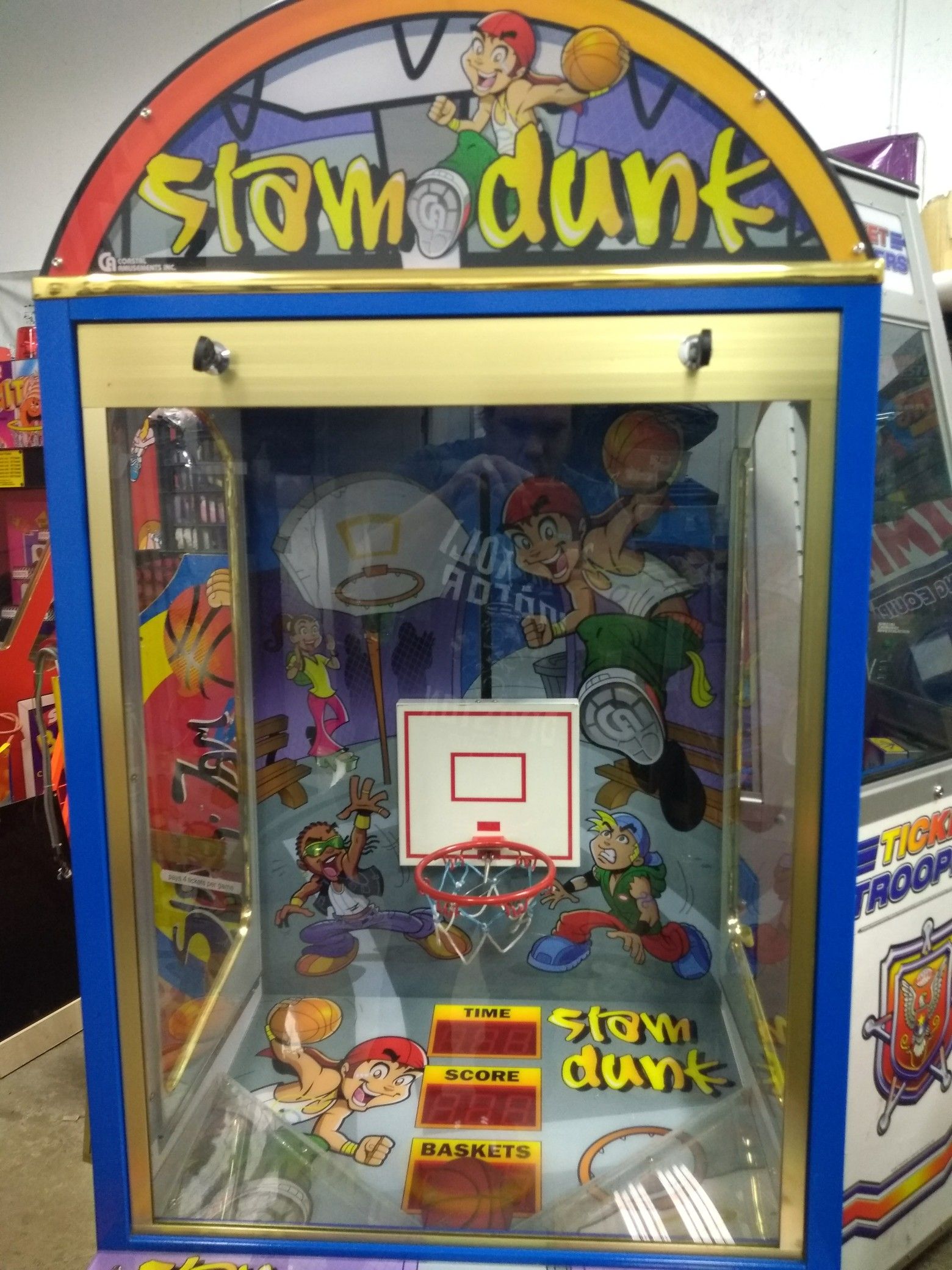 Slam Dunk Ticket redemption / Arcade Game!! for Sale in Union Grove, WI ...