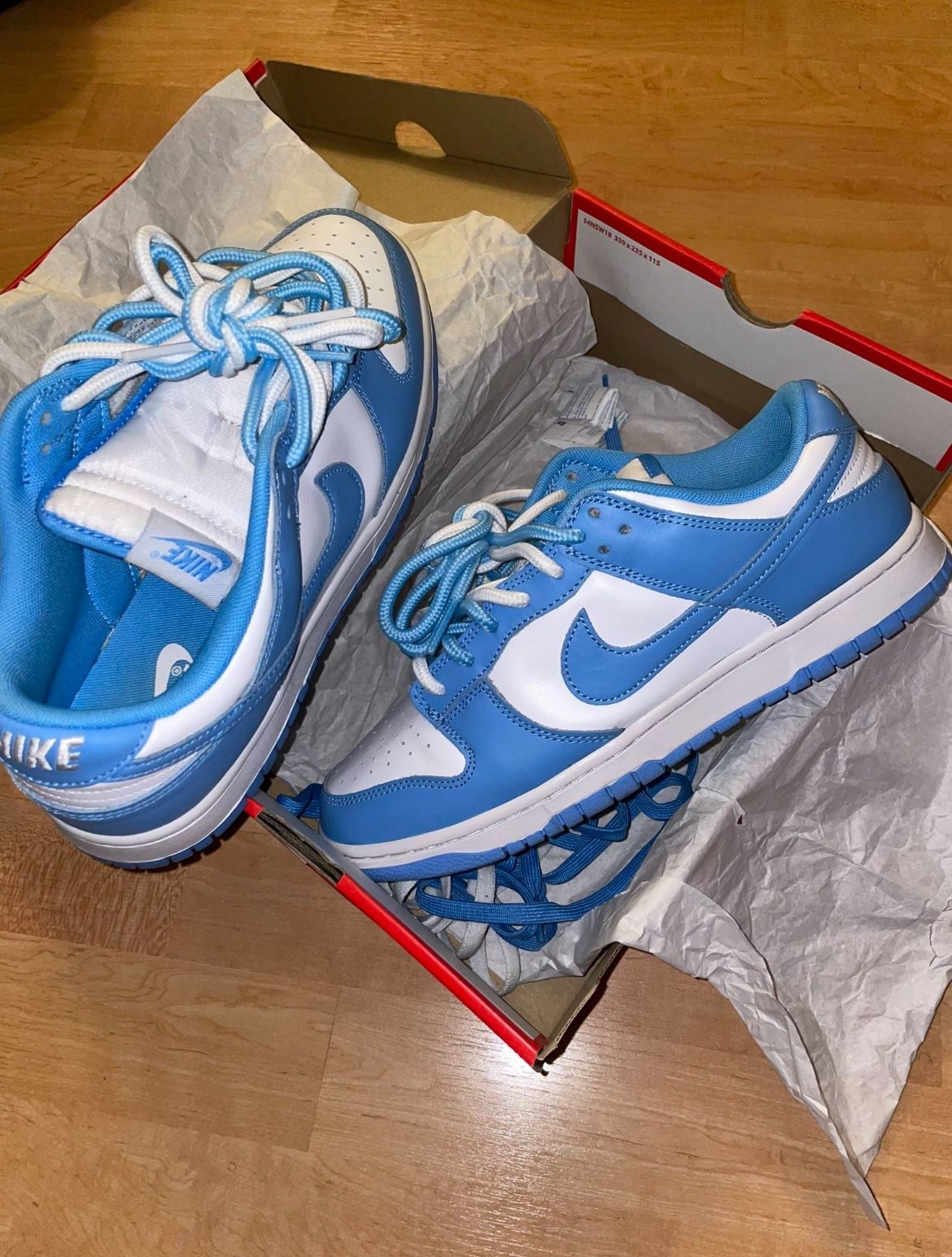 Nike Dunks ‘UNC Blue’ Size 10 for Sale in Pearland, TX - OfferUp