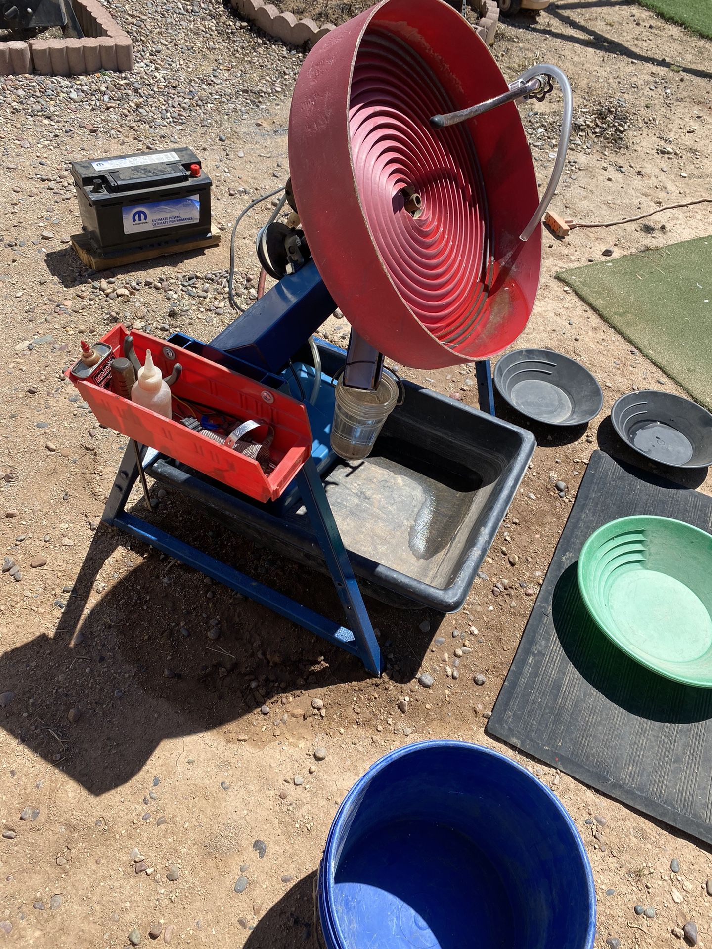 Automatic Gold Panning Mining Spiral Wheel Setup Kit for Sale in ...