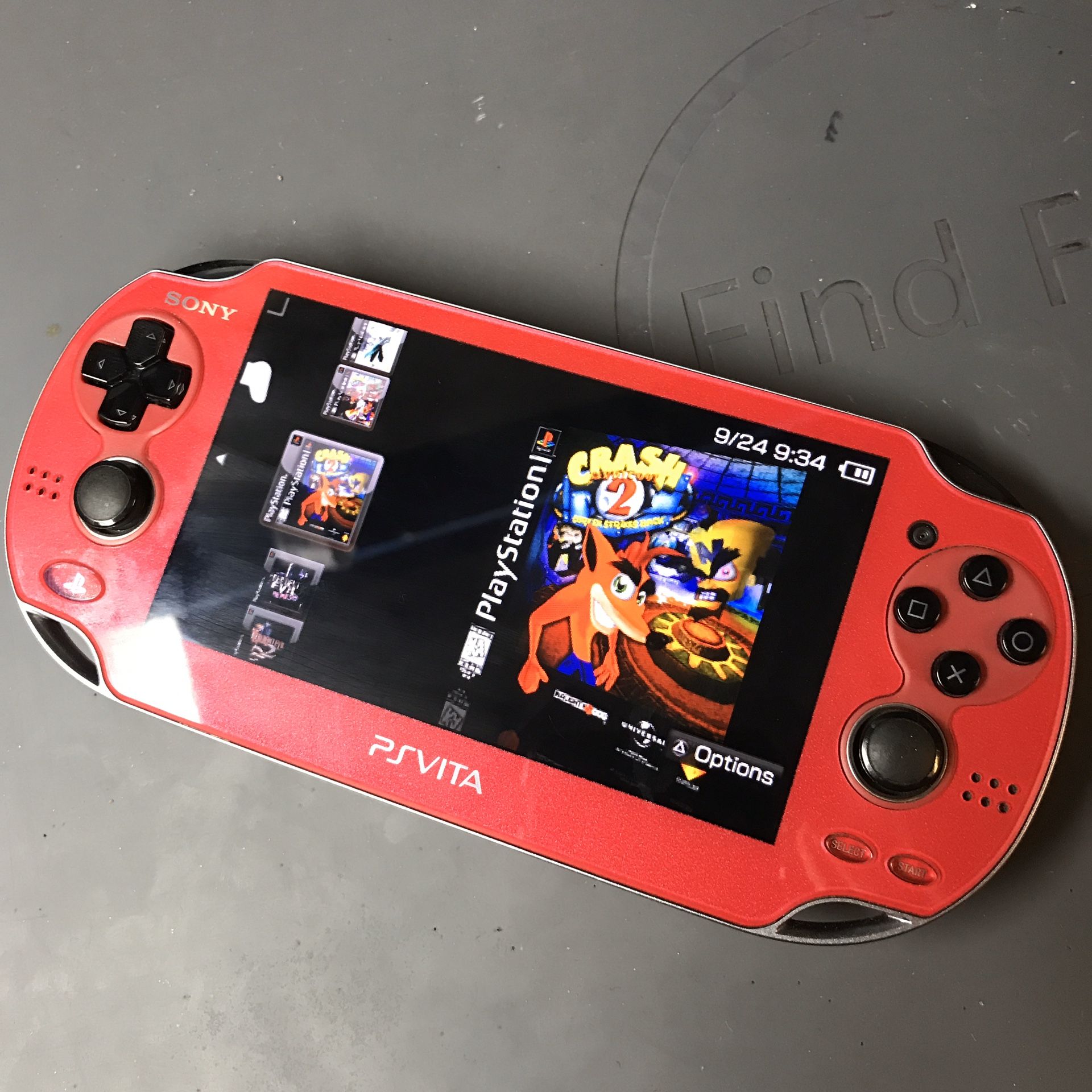 Red Psp Vita