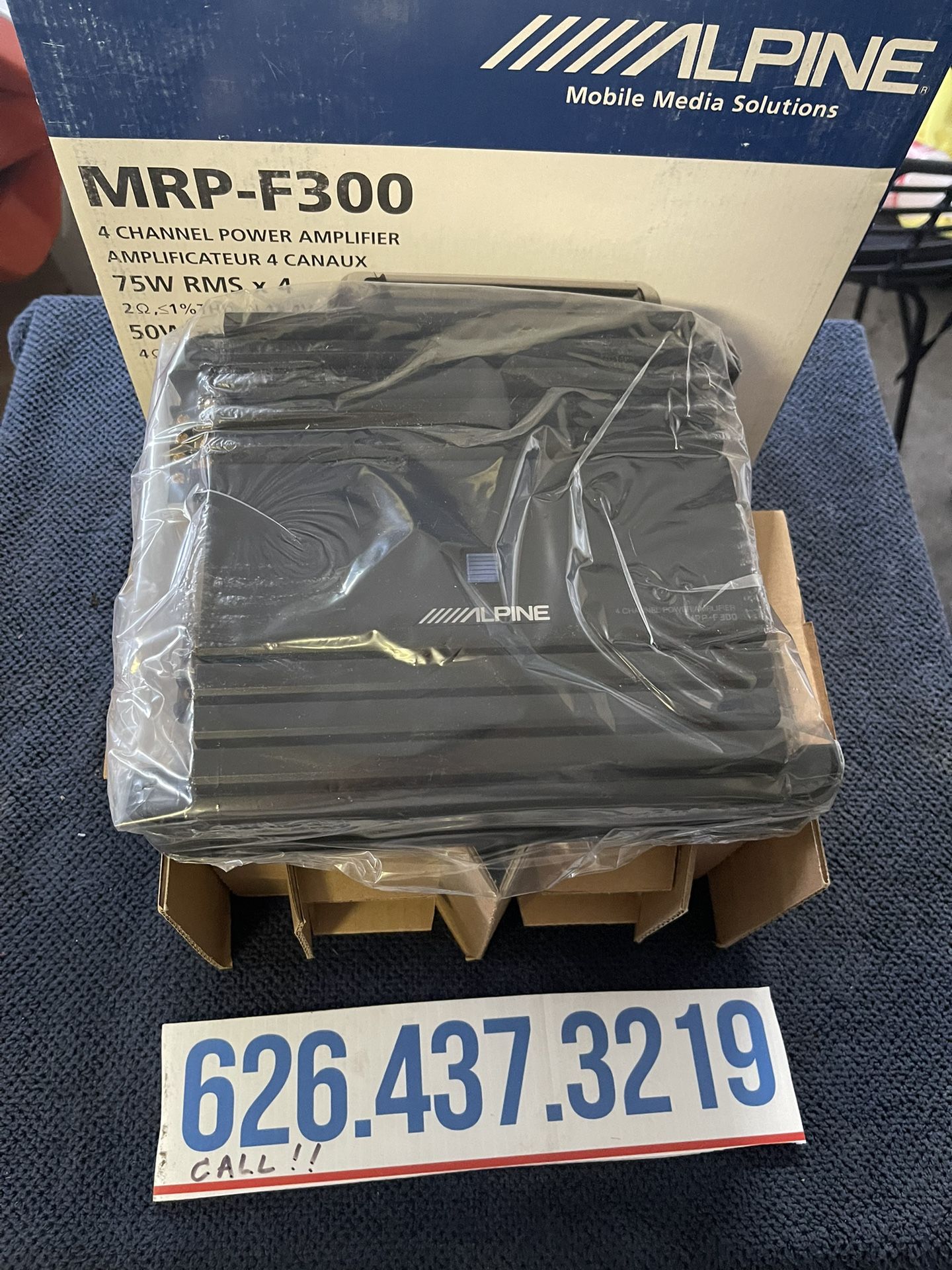 Alpine Amplifier MRP-F300 4-channel - New for Sale in Rosemead, CA ...