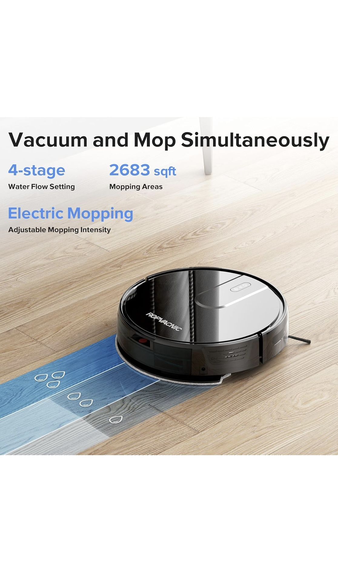 Aspiradora Robot EXTRAVIS V5 Robot Vacuum And Mop, Self-Emptying ...