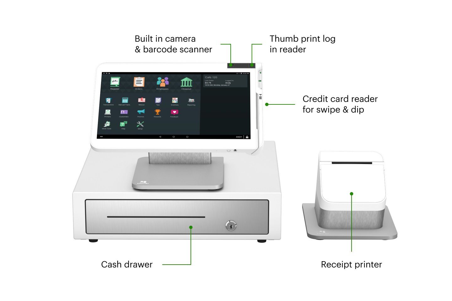 Clover Station Solo With Cash Drawer (NEW) for Sale in Laud Lakes, FL ...