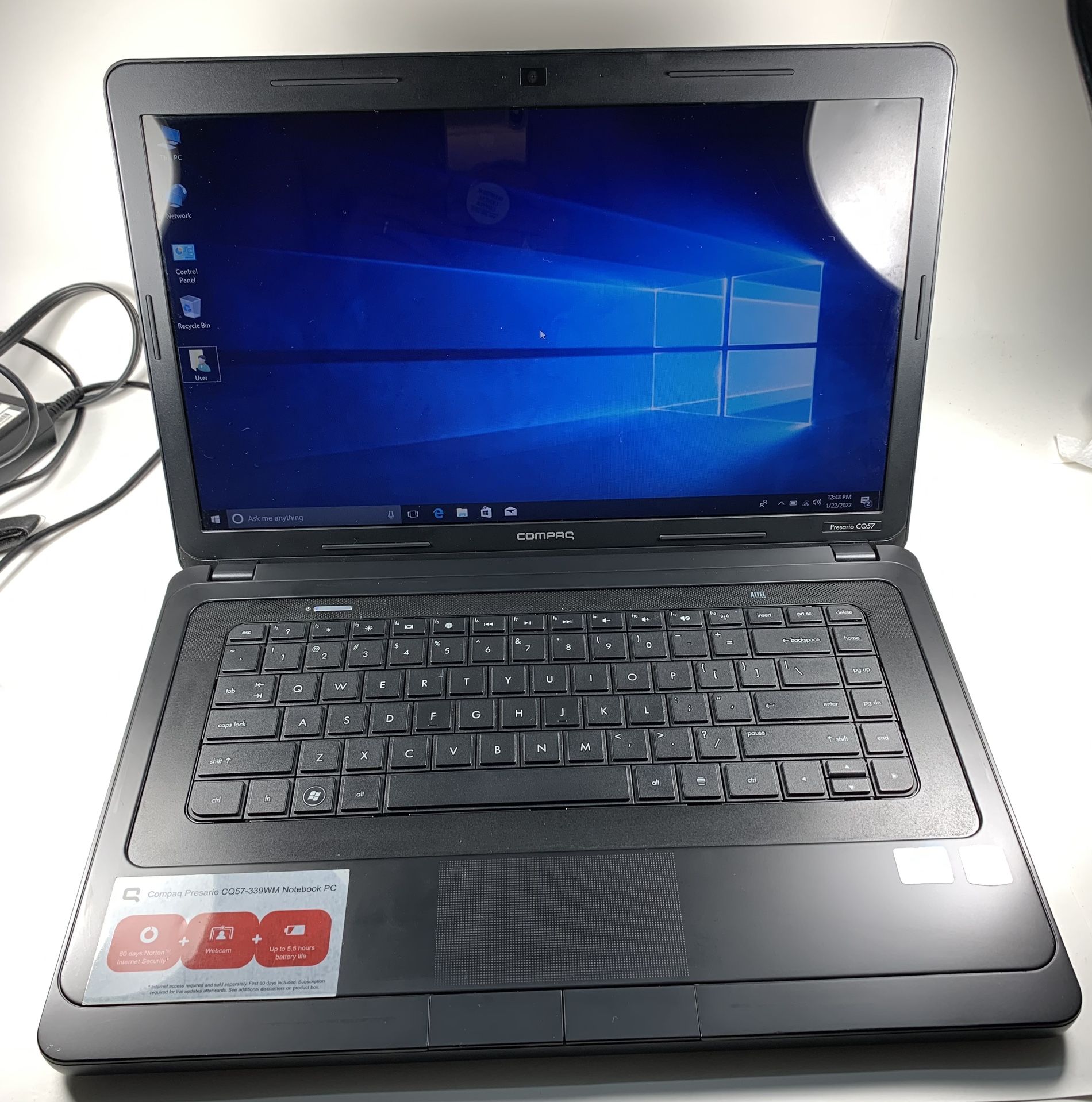 Laptop Compaq cq57 339wm Notebook for Sale in Fort Lauderdale, FL - OfferUp