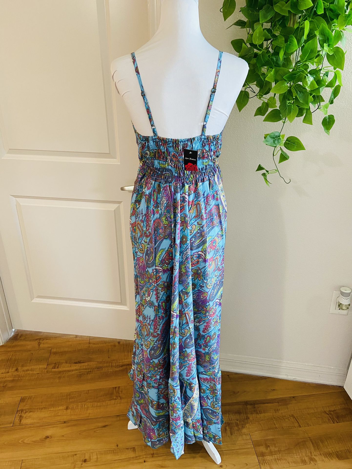 Women Ladies Boho Floral Maxi Dress Cocktail Party Evening Summer Beach
