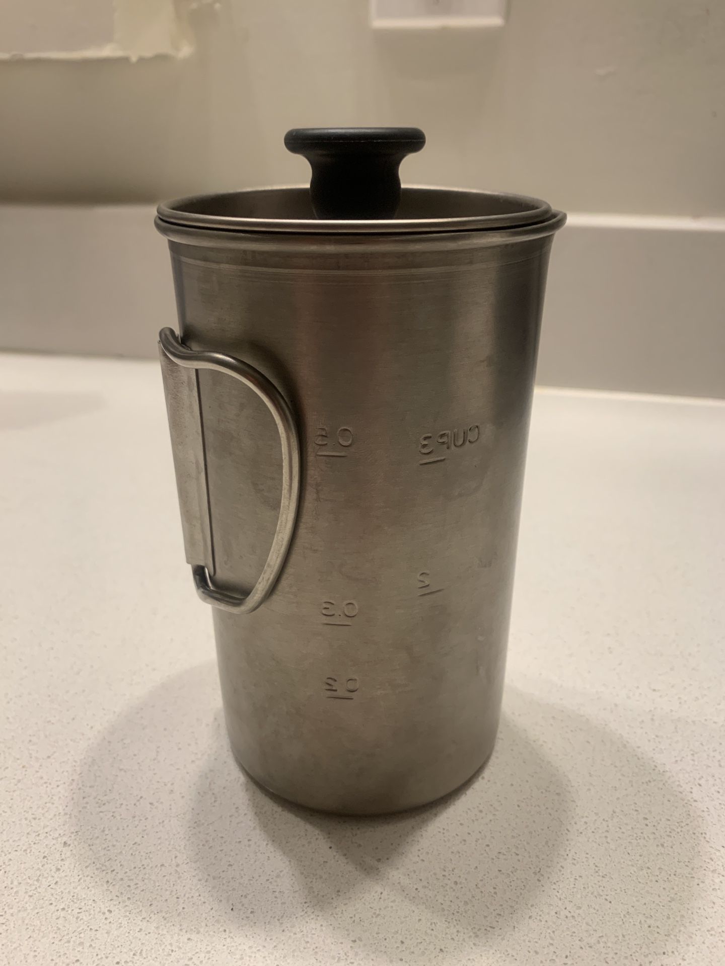 Camping / Backpacking Coffee French Press - Snow Peak Titanium Cafe ...