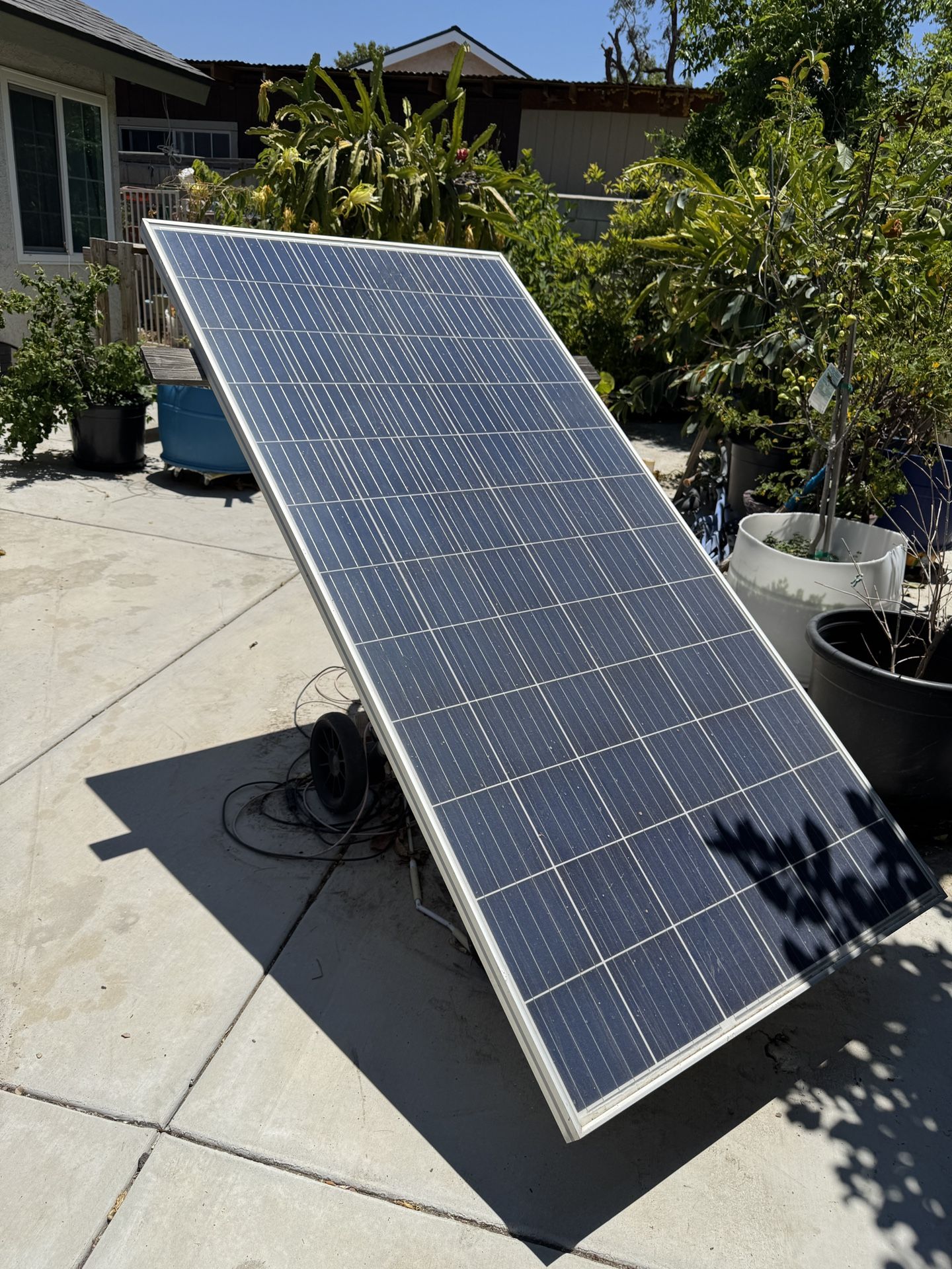 315W Solar panel CanadianSolar With Mounting wheel Cart for Sale in ...