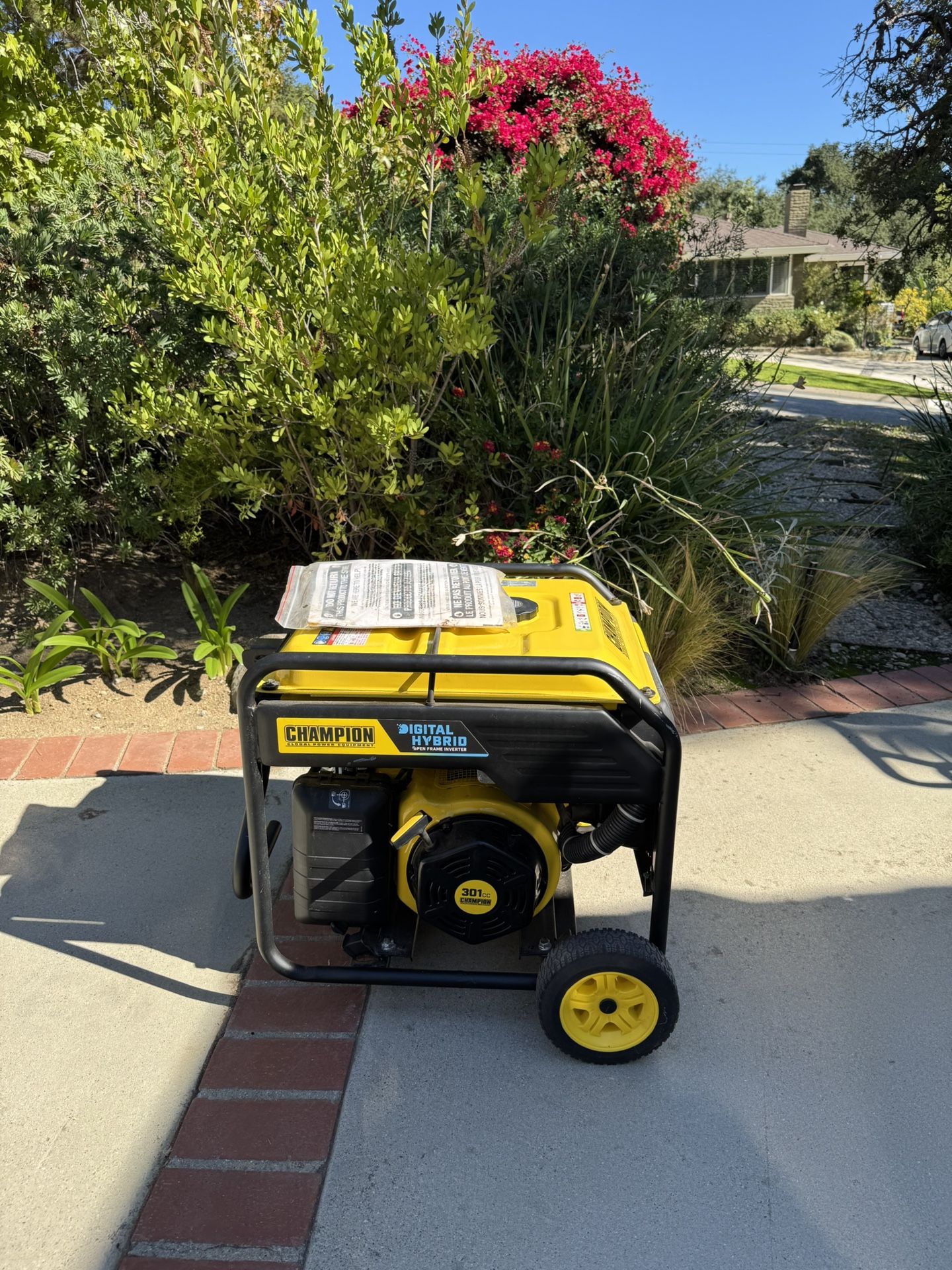 Portable Generator - Champion 6250-Watt/5000-Watt Gasoline Powered for ...
