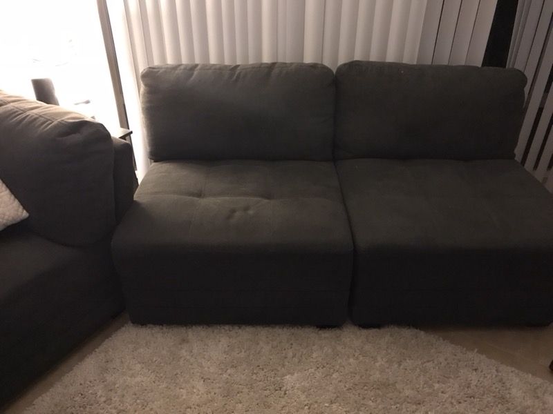 Sectional sofa couch with ottoman from Costco 6pc. for Sale in La Mesa CA OfferUp