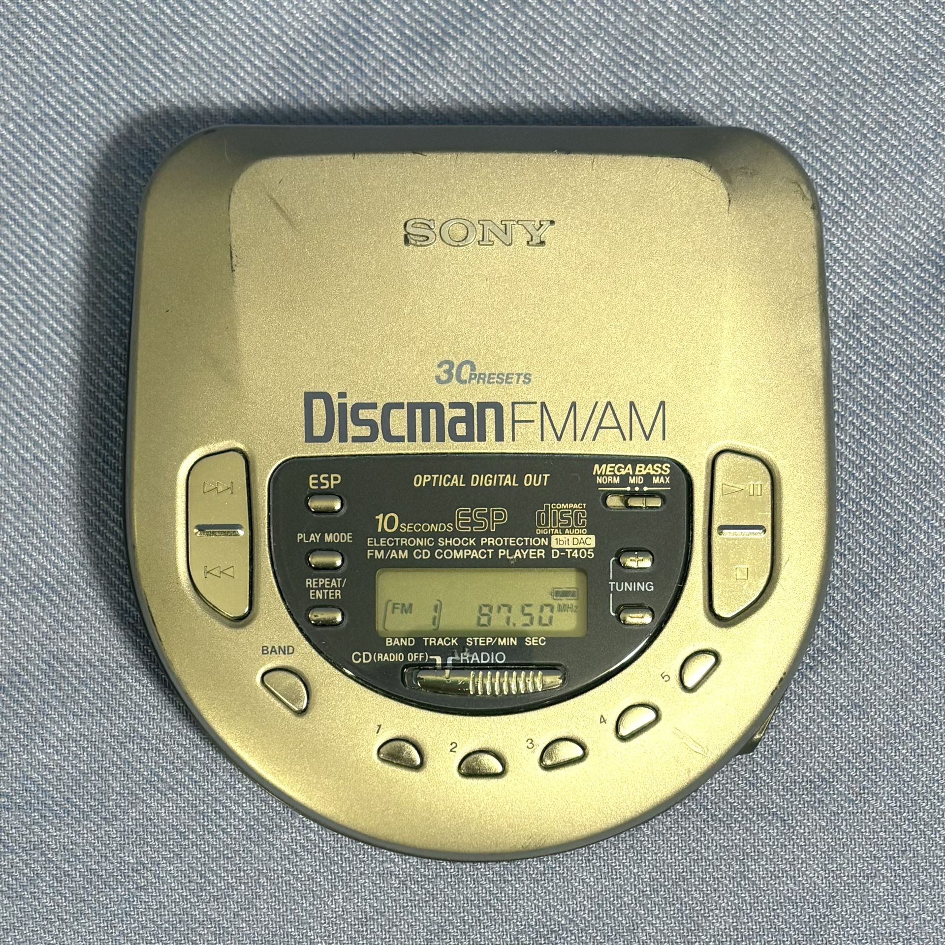 SONY Discman Portable CD Player & Radio D-T405 for Sale in Atlanta, GA - OfferUp