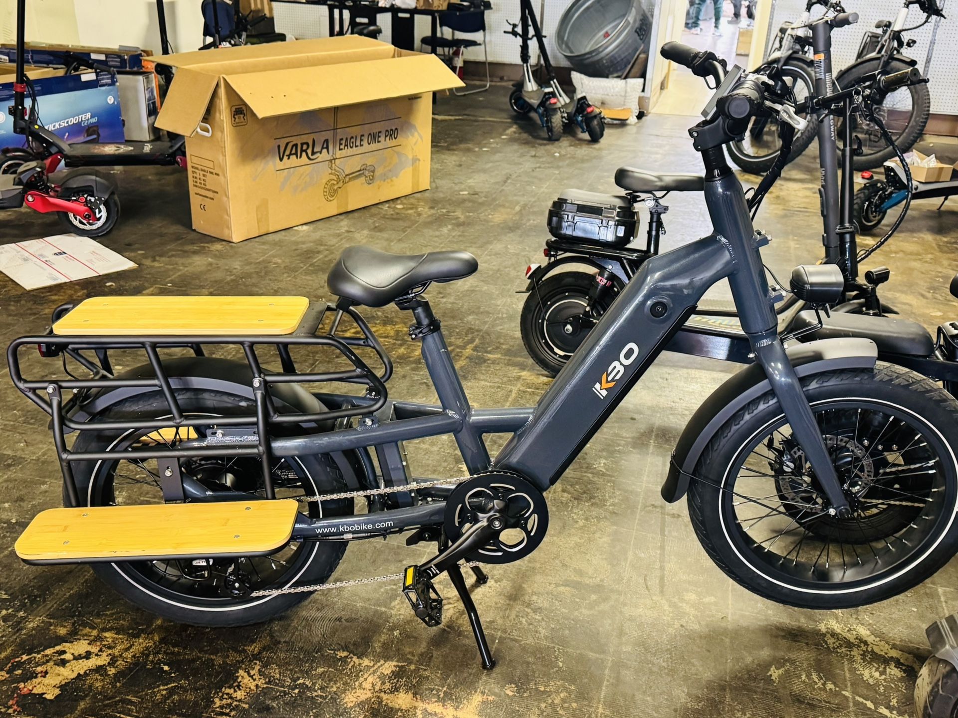 KBO Ranger Electric Bike Cargo Ebike 750W Motor 60Mi+ Range 400LBS Payload Capacity 48V 17.5Ah ...