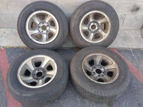 Chevy s10 15 inch wheels and tires, Fits el camino and GM cars for Sale ...