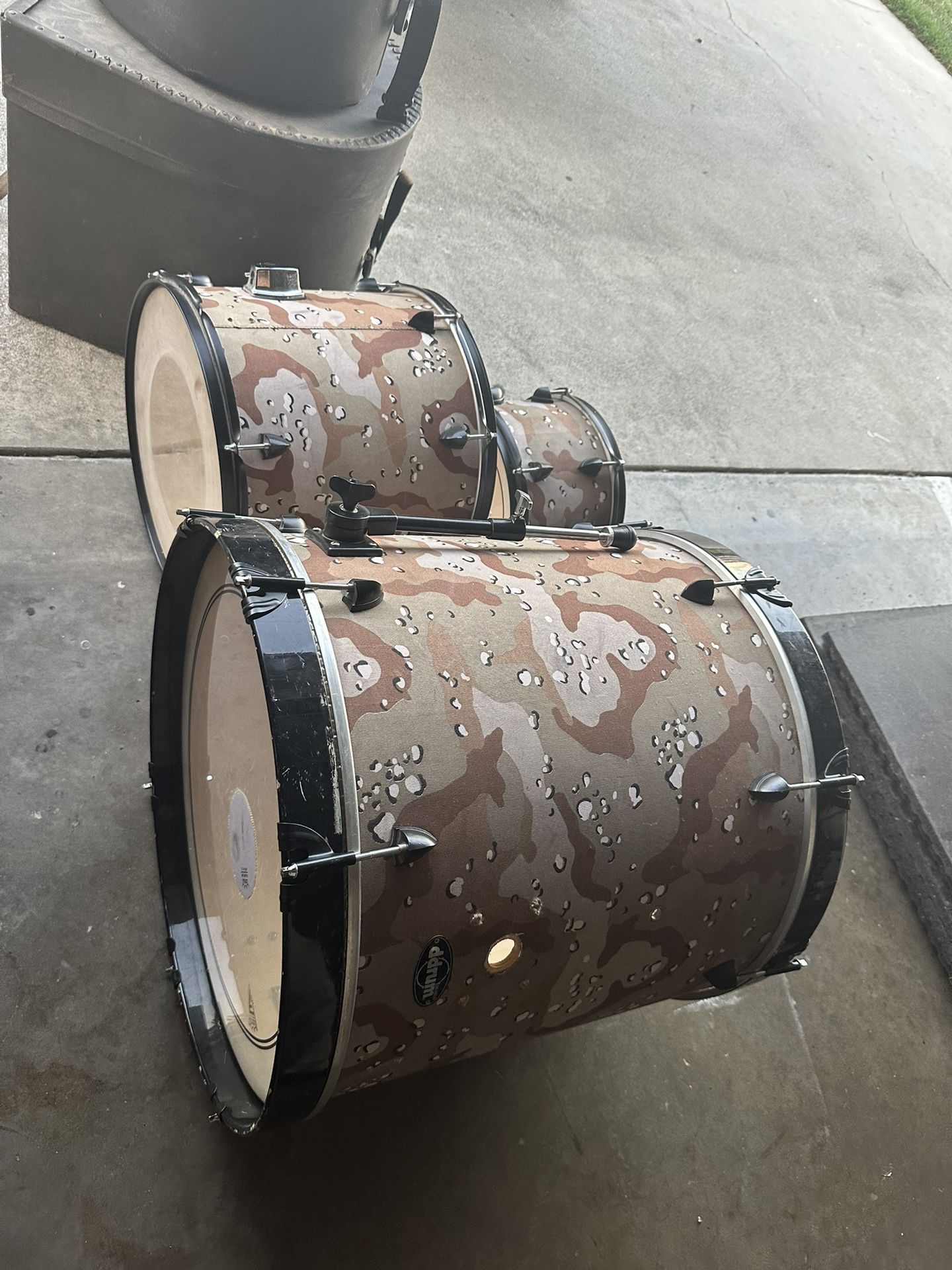 Camouflage Drumset And Cases for Sale in Long Beach, CA - OfferUp