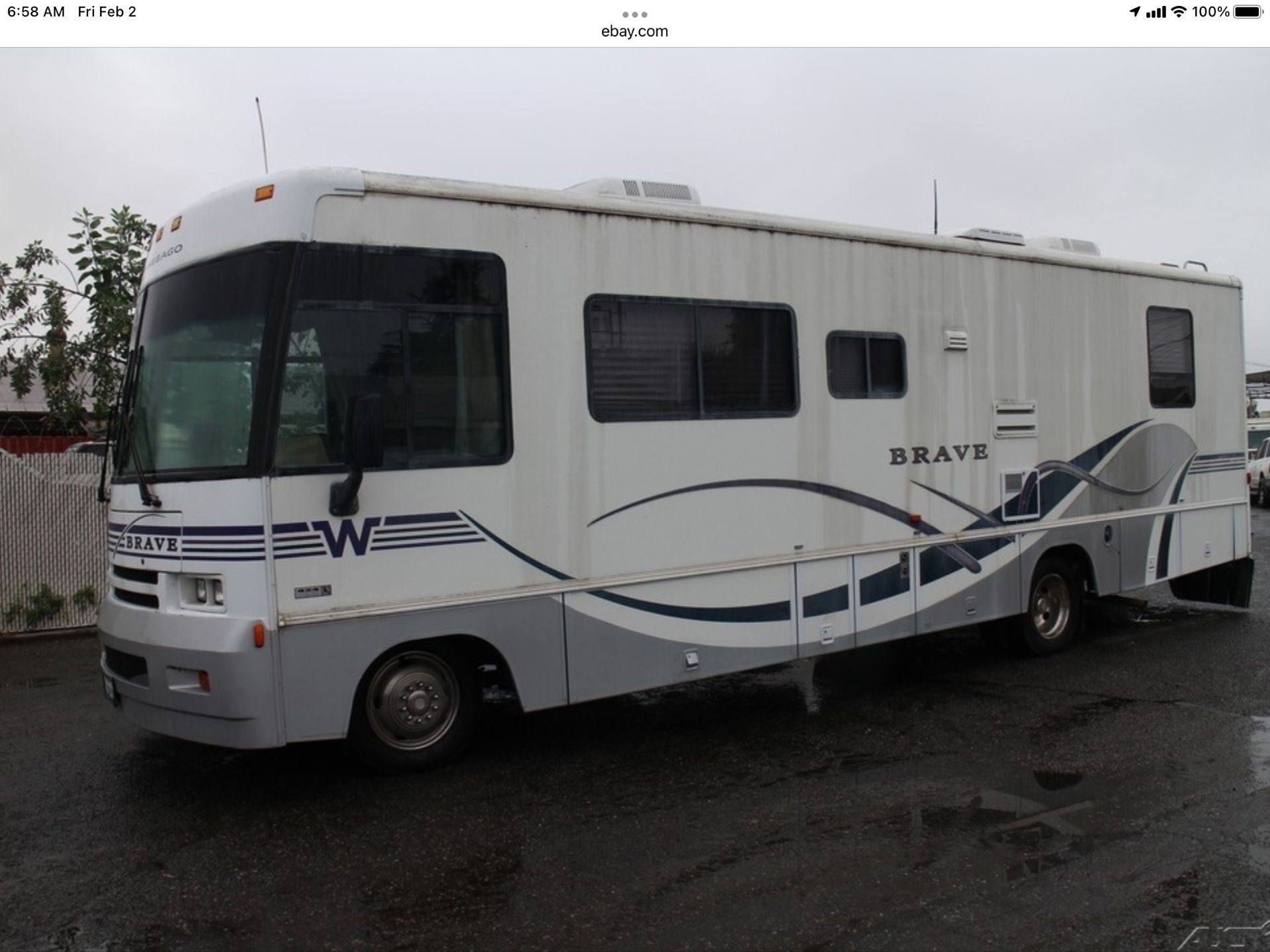 1998 Winnebago Brave RV 32 FT 7.4 L , 15K miles only for Sale in ...