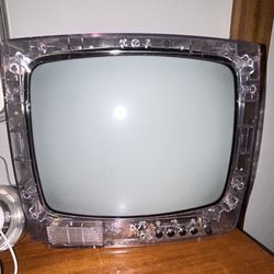 Vintage BLACK AND WHITE Jail 13" CRT TV Clear View Case for Sale in Los ...