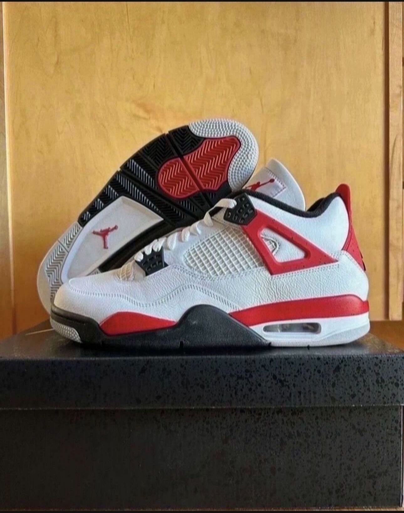 Air Jordan 4 Retro Red Cement DH6927-161 Size 11.5 Brand New for Sale ...