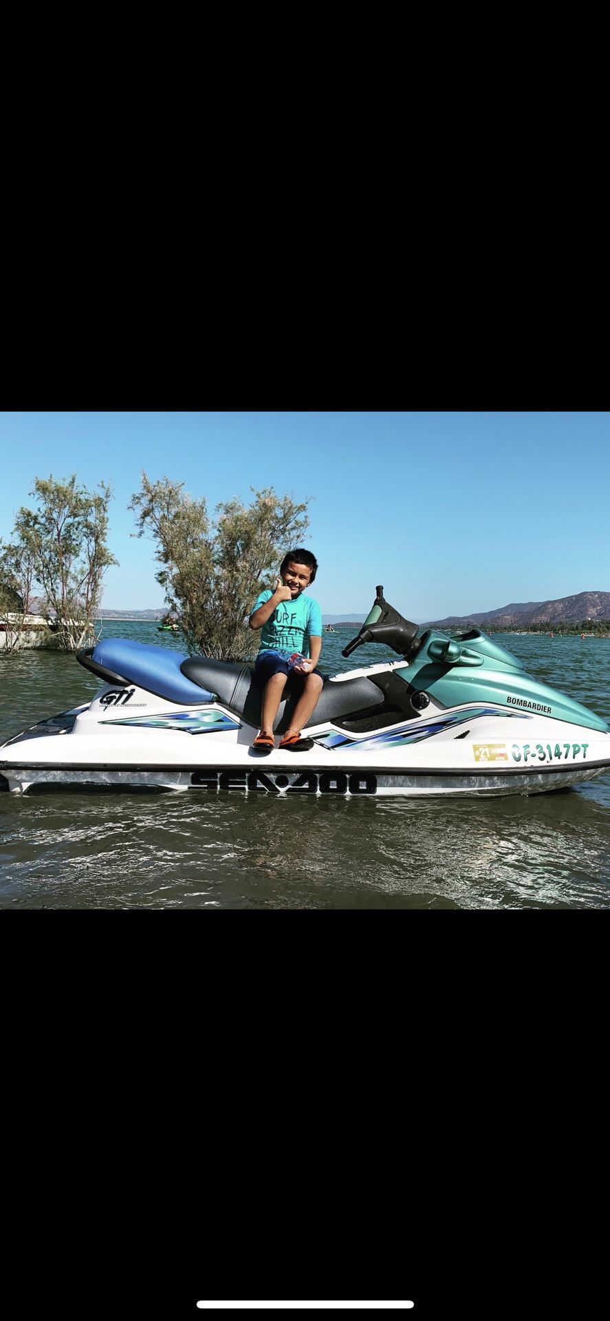 FOR SALE TWO SEADOOS AND TRAILER. GTI 2000 AND GTX 95 SEADOO WITH ...