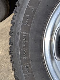 Set of 4 Dean Wintercat Radial SST Mud and Snow Studded Tires WITH ...