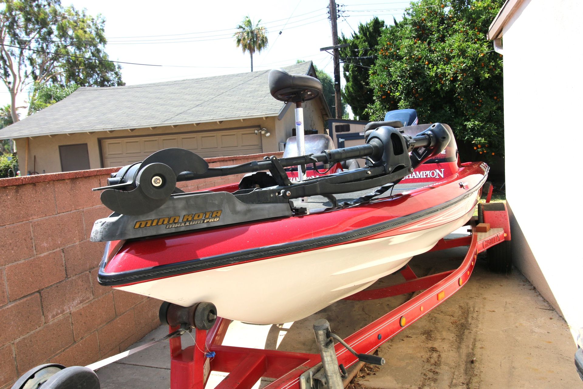 Champion Bass Boat 19’ 6” Mercury 200 HP Optimax for Sale in Glendora ...