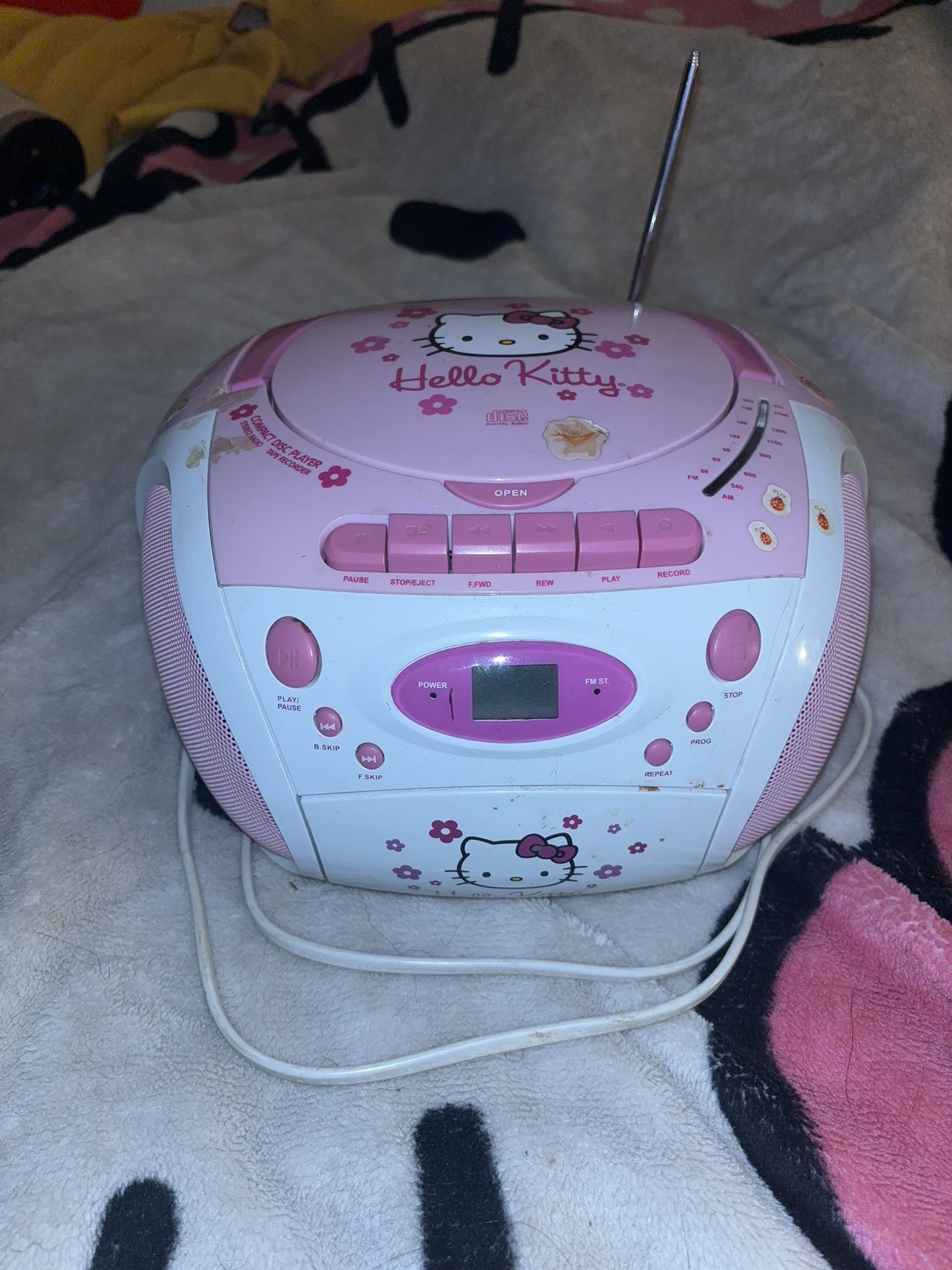 Hello Kitty Cd Player, Radio and cassette player for Sale in Fontana ...