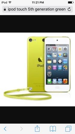 Yellow Ipod Touch 5th Generation