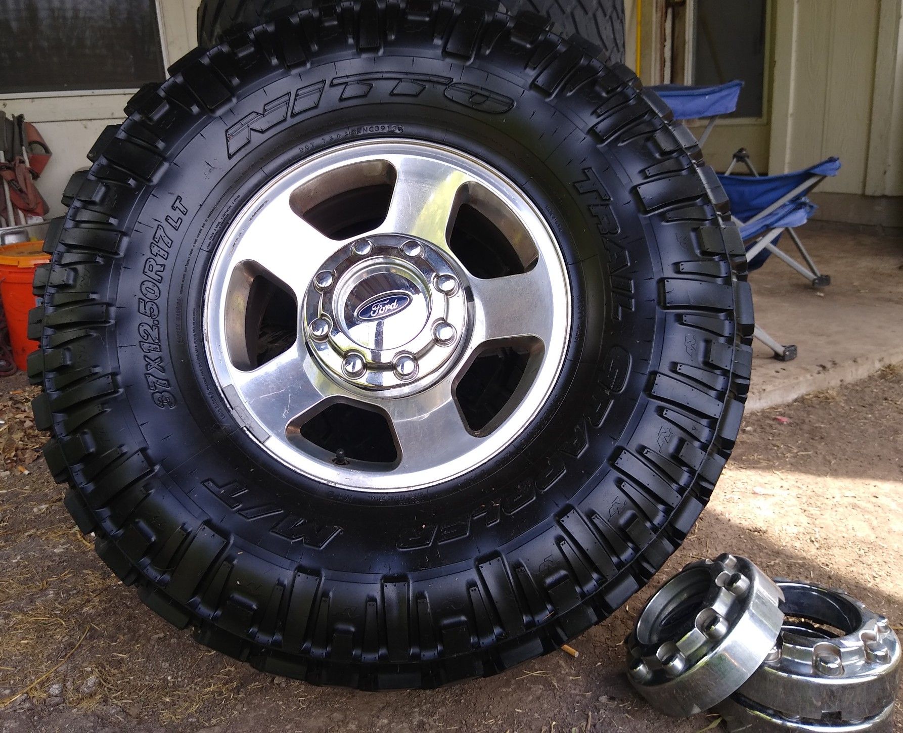 Set of (4) 37" 8 lug pattern off 4-wheel drive Ford F250 for Sale in ...
