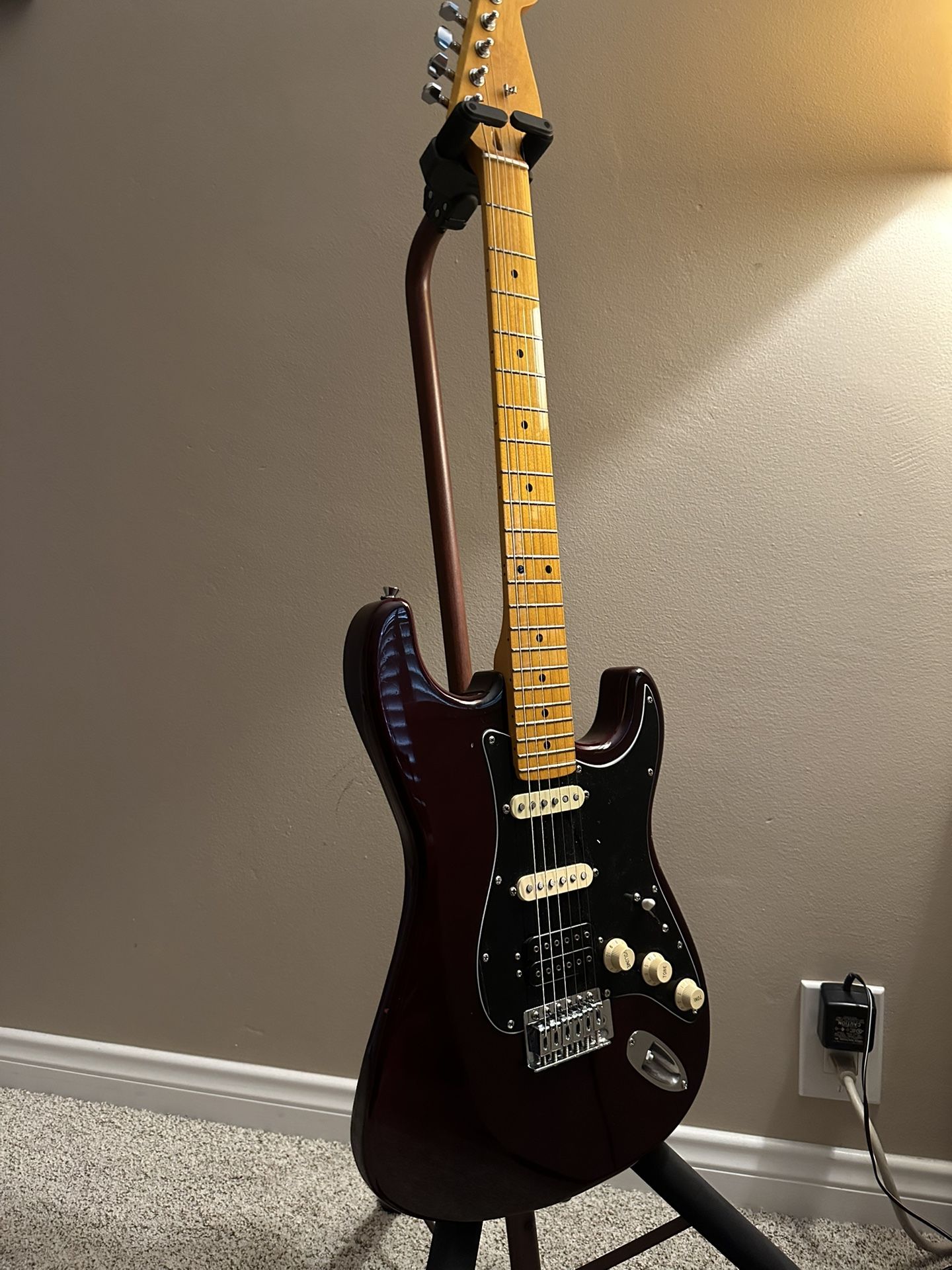 Workshop Custom Strat electric guitar-Wine Red for Sale in La Mesa, CA ...