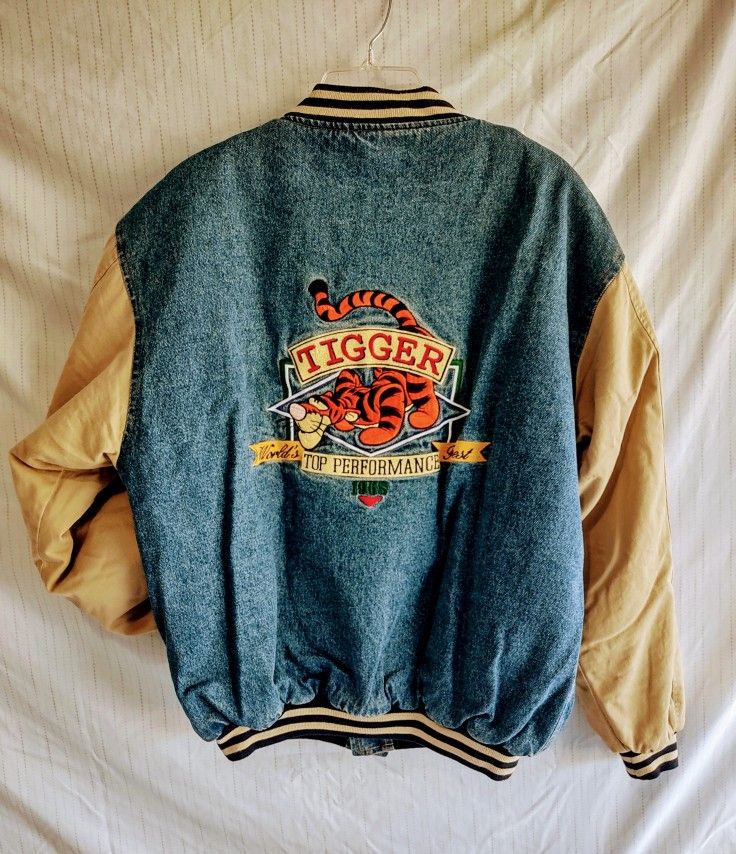 Authentic Vintage Disney Store "TIGGER" Varsity-style Jacket for Sale ...