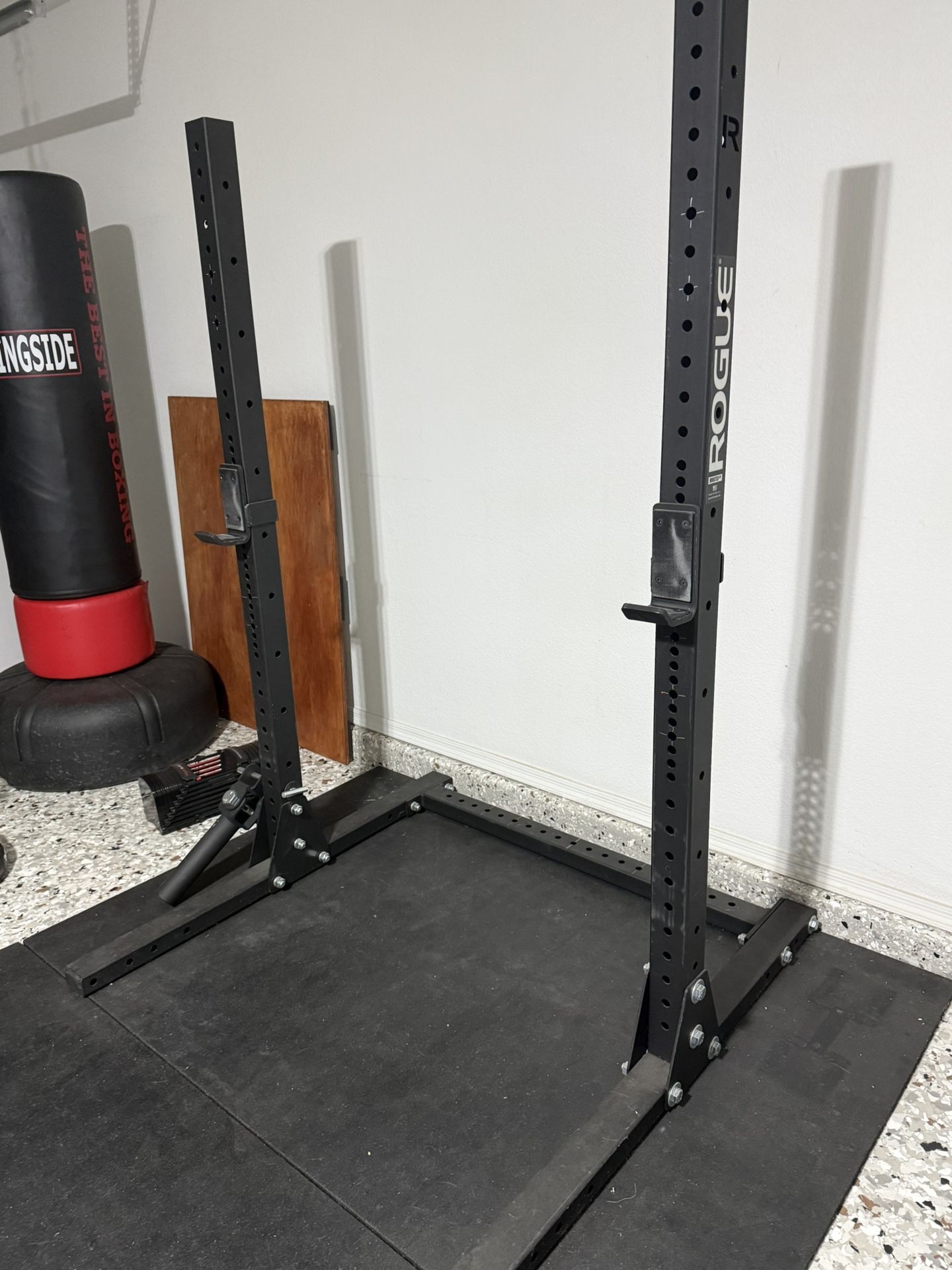 Rogue SML-1 Monster Lite Squat Rack + REP Fitness Weight Tree – Extras ...