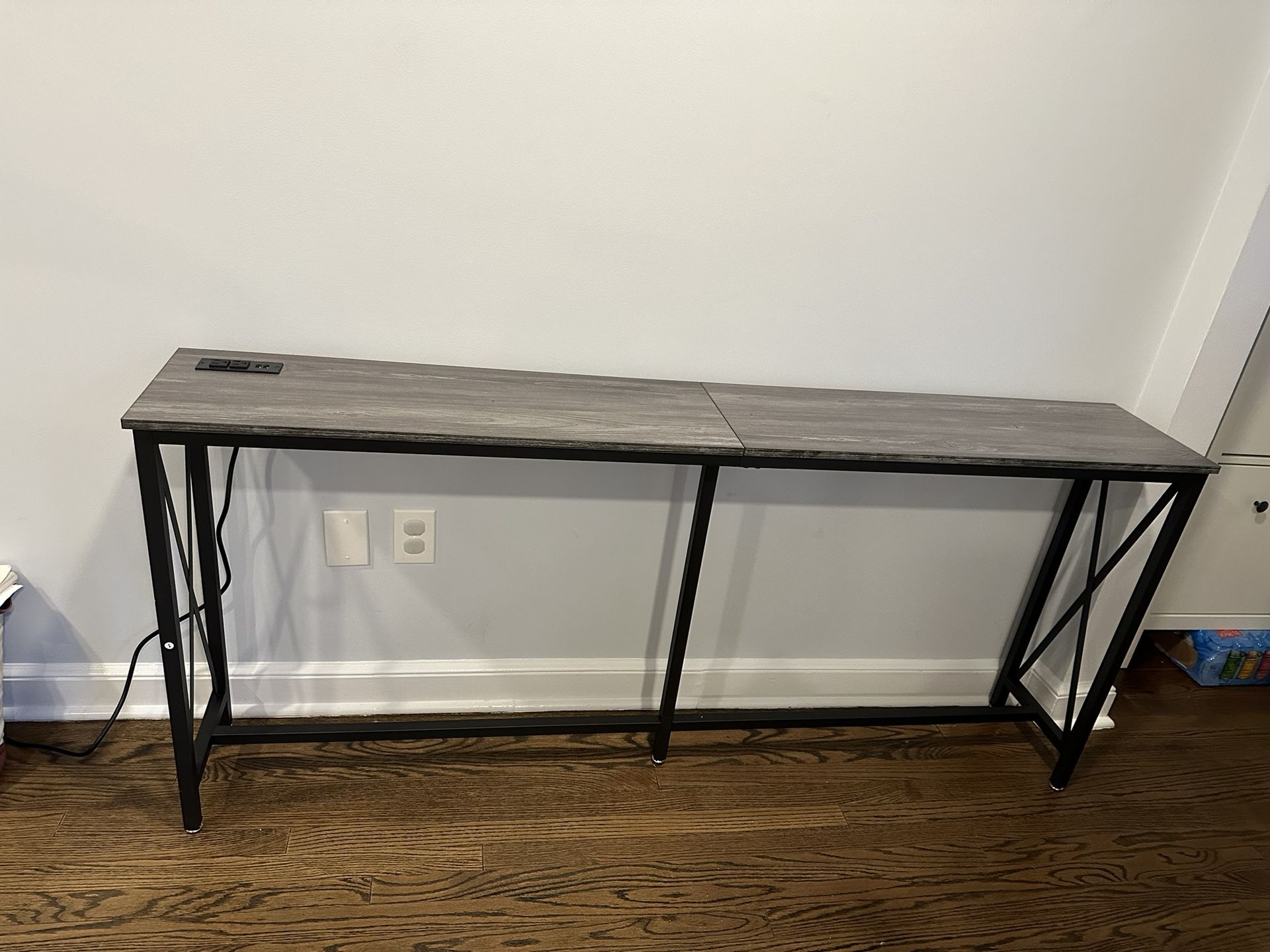 Behind Couch/console Table With Outlets And USB for Sale in Stamford ...